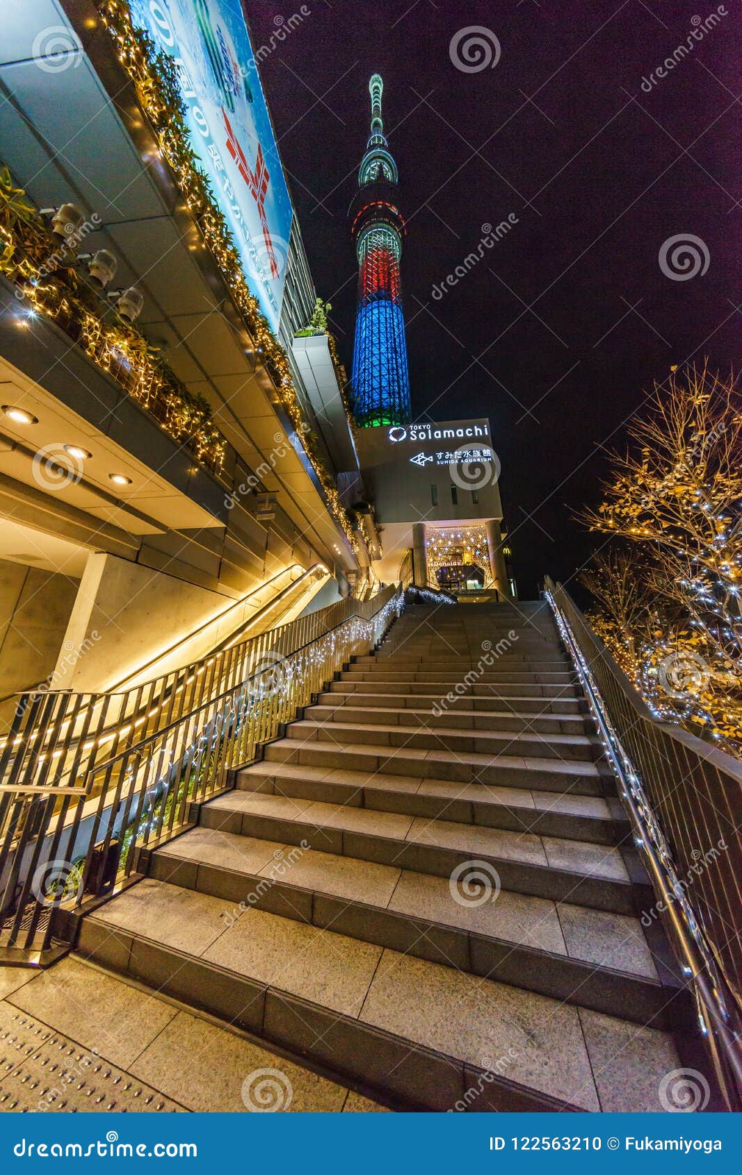 Japan Night View Illumination Tokyo Editorial Image - Image of night ...