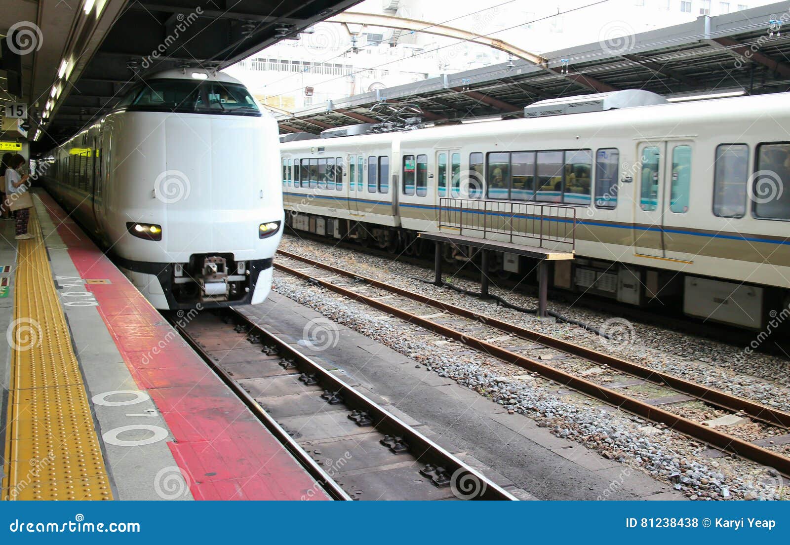 Japan Osaka JR Train editorial stock photo. Image of train - 81238438