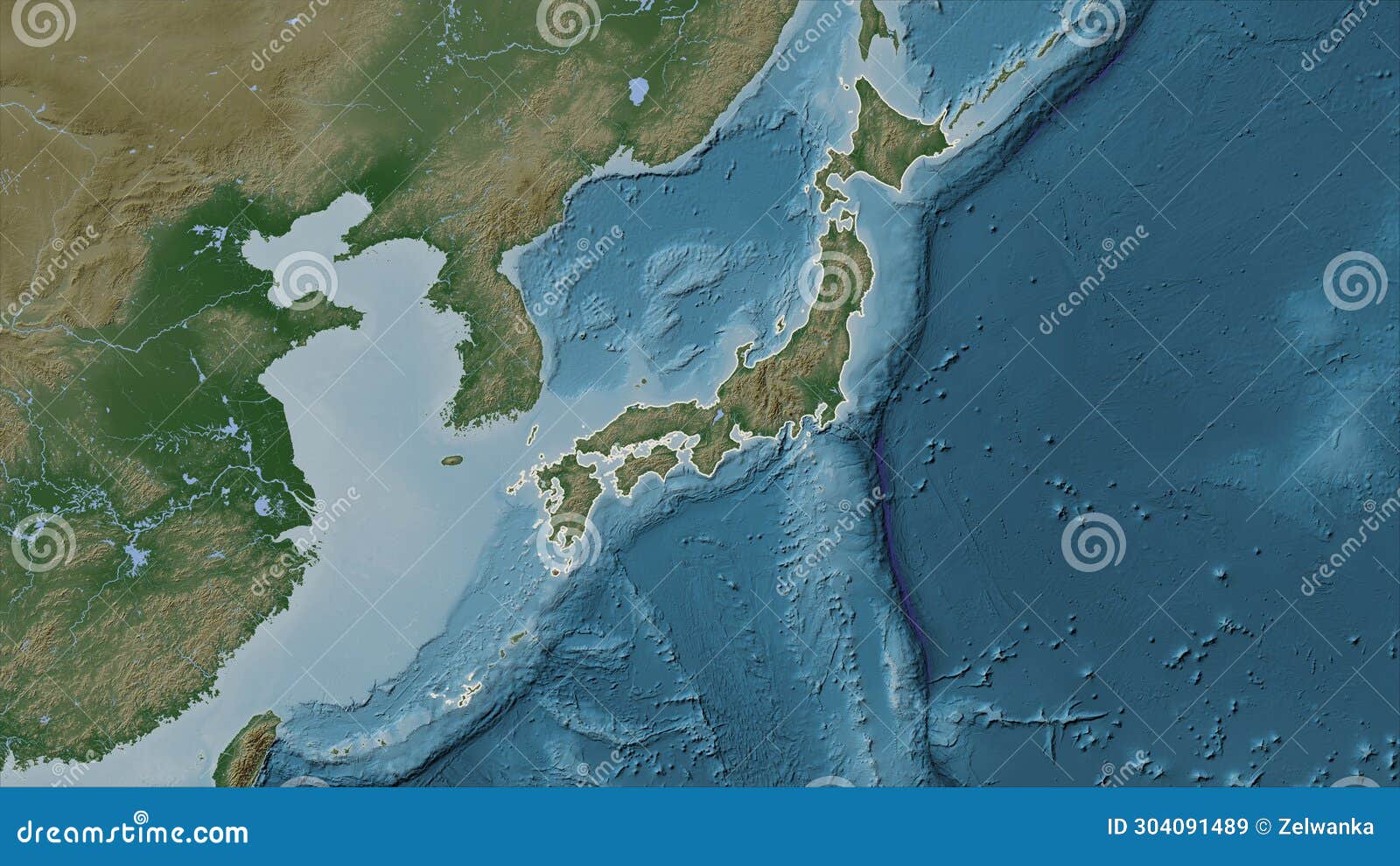 Map Of Japan With Rivers And Lakes. Cartoon Vector | CartoonDealer.com ...