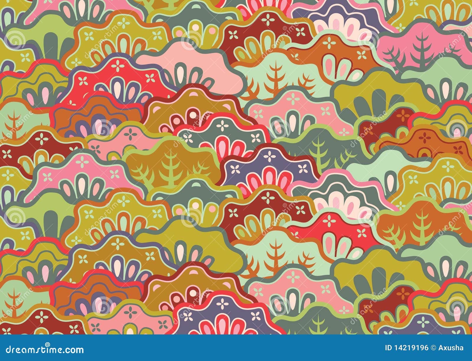 Japan pattern stock vector. Illustration of artistic - 14219196