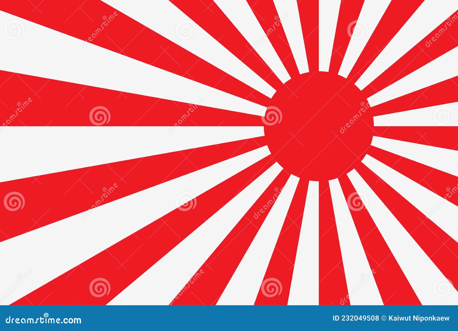 Japan rising sun stock vector. Illustration of circle - 232049508