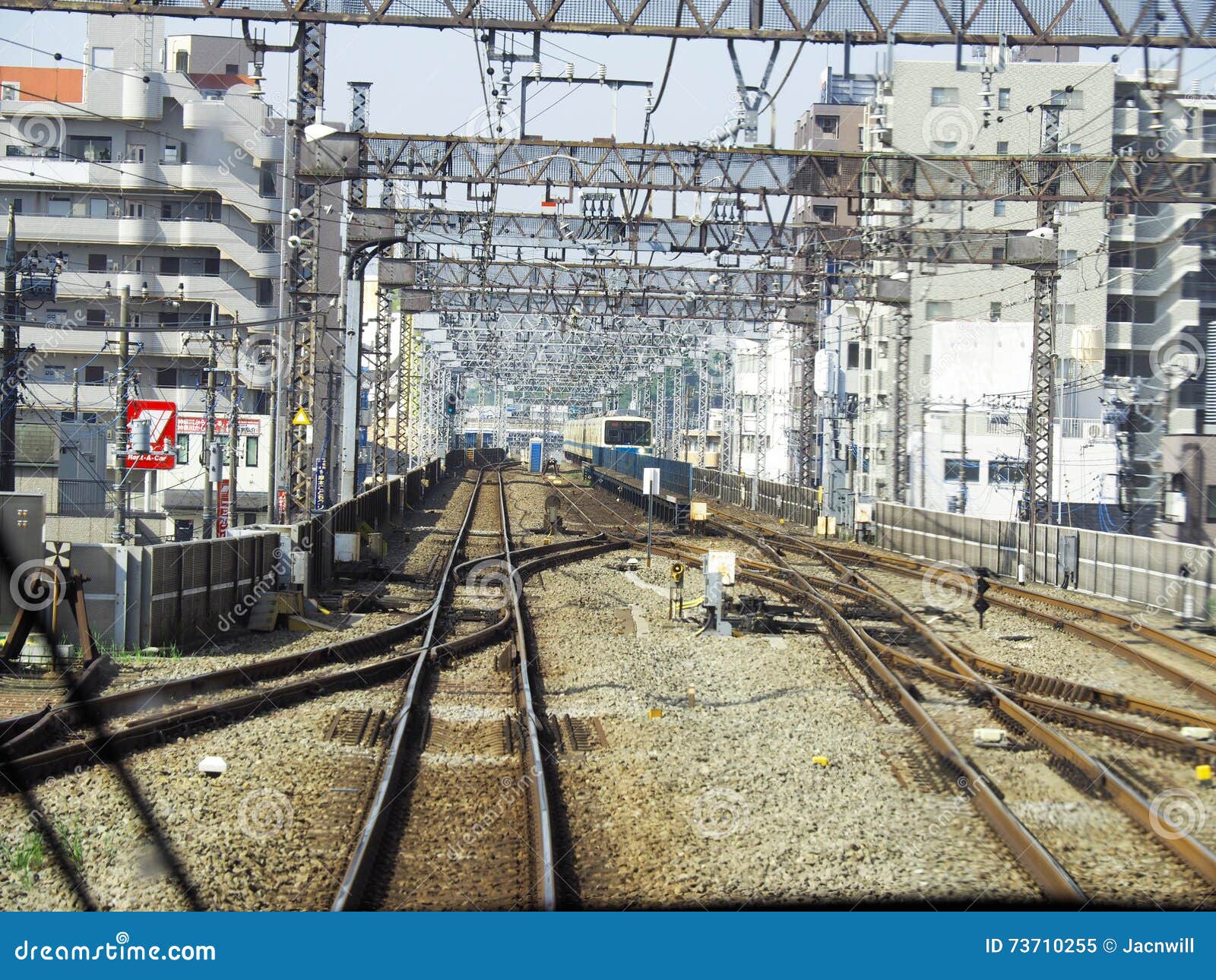 Japan s Railway System editorial image. Image of tracks - 73710255