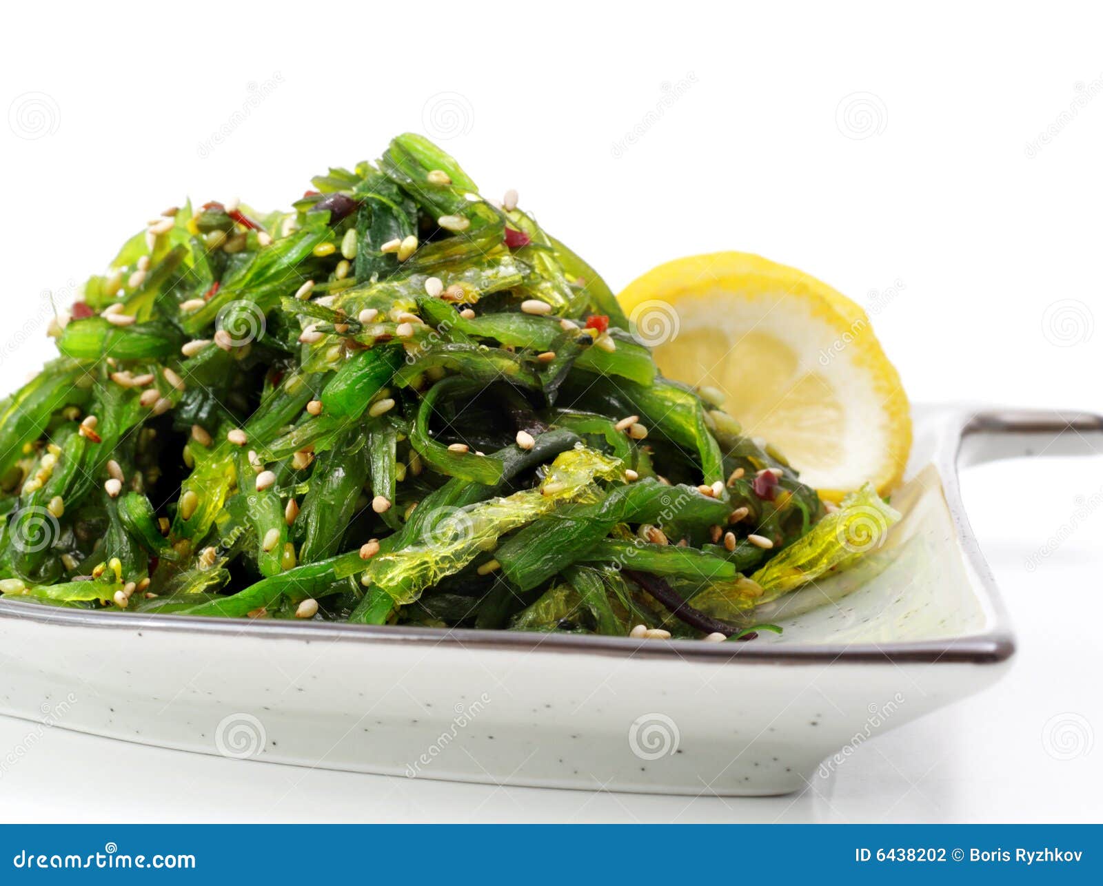 Japan Salad on a Plate stock photo. Image of dinner, close - 6438202