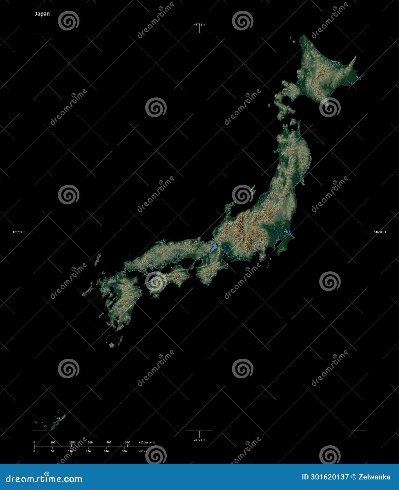 Japan Map Shape Splashes And Ripples Background Royalty-Free Stock ...