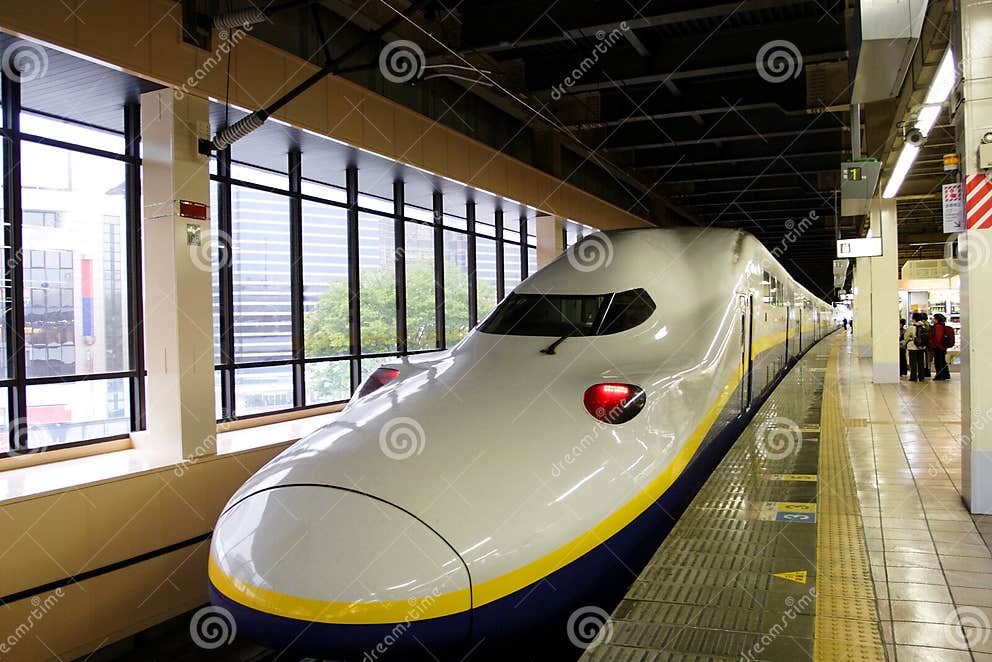 Japan : Shinkansen stock image. Image of nozomi, line - 7500171
