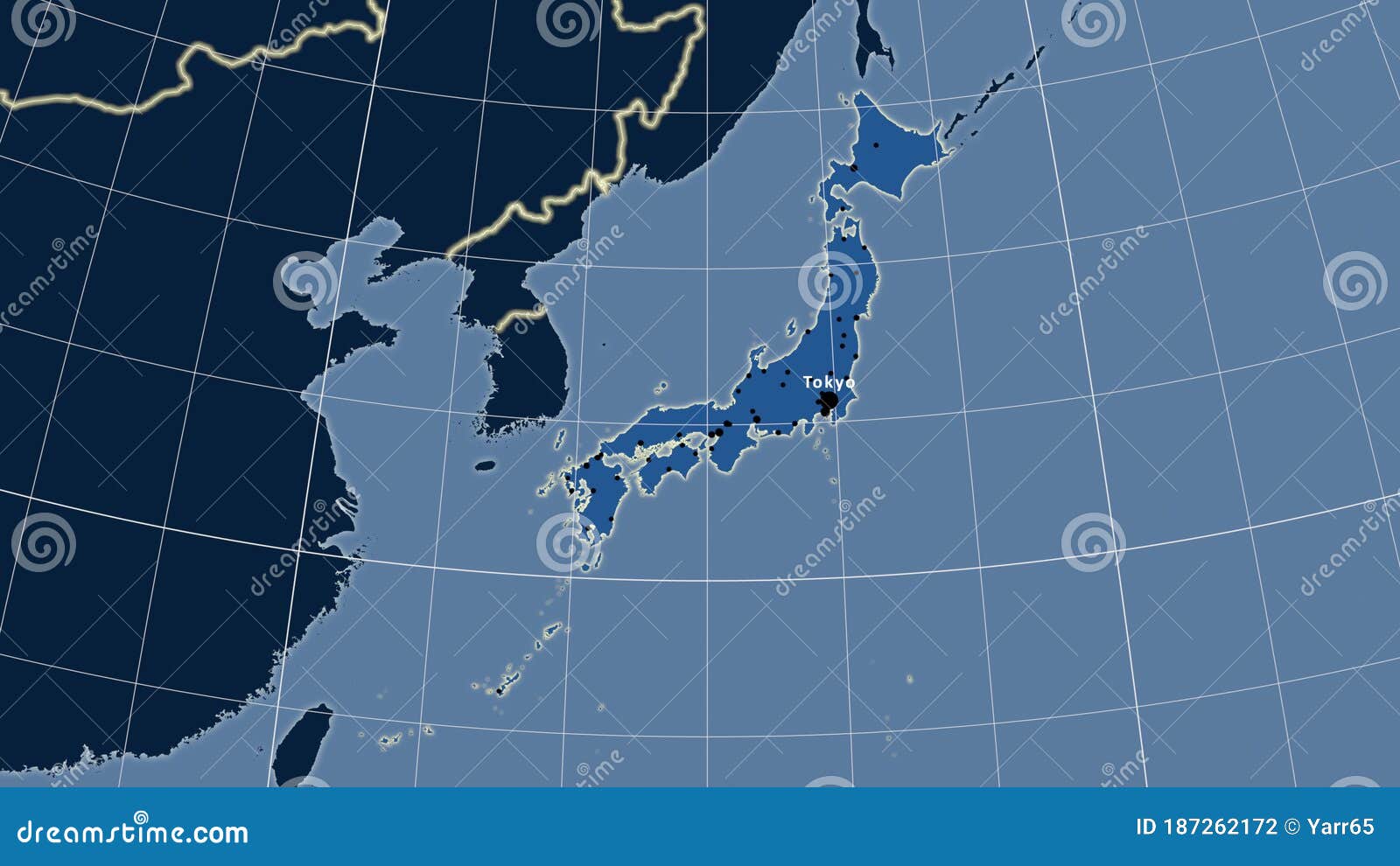 Japan - Solid. Composition, Borders Stock Illustration - Illustration ...