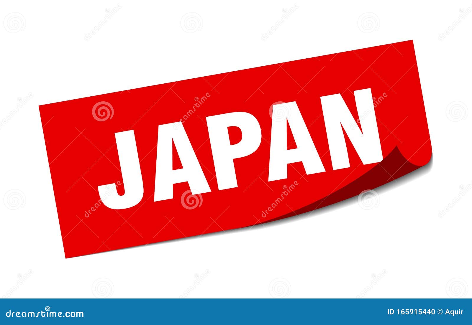 Japan Sticker Flag Icon. Business Concept Japan Label Pictogram ...