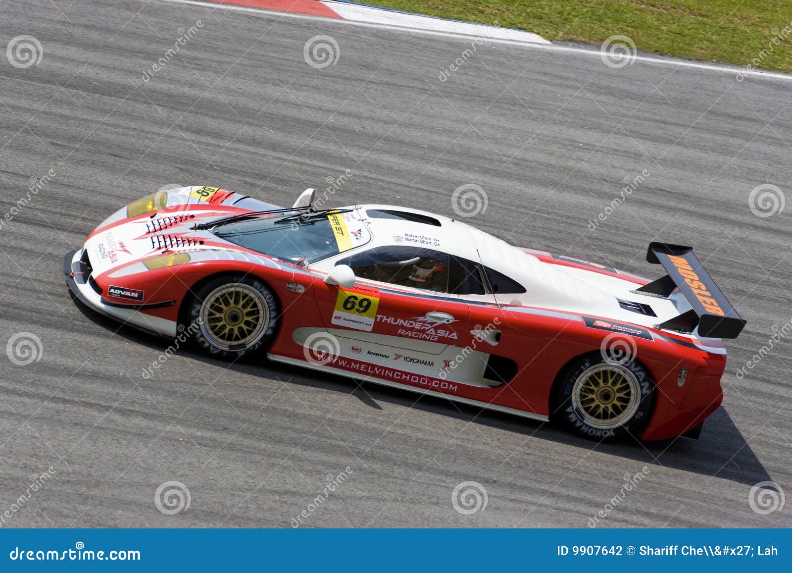 Japan Super GT 2009 - Team Thunder Asia Editorial Photography - Image ...