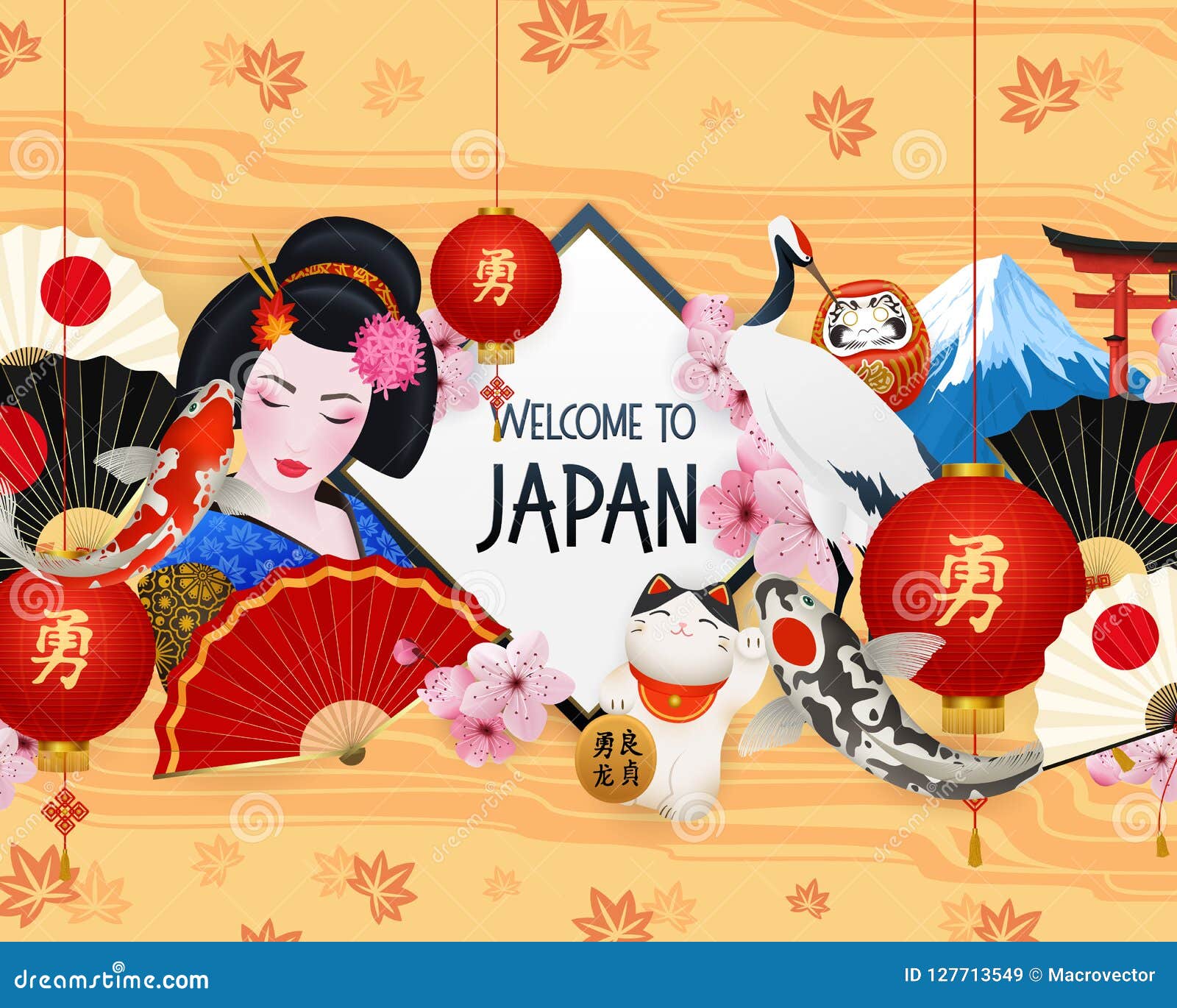 Japan Frame Design. Stock Image | CartoonDealer.com #71957953