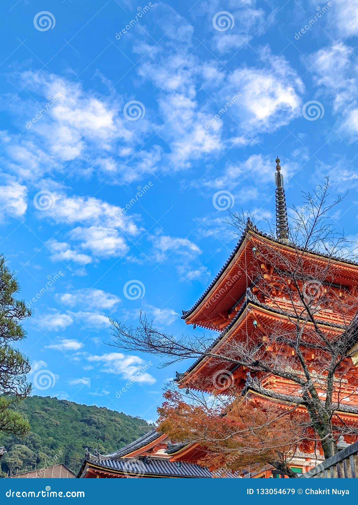 Japan Temple stock image. Image of japan, temple, blue - 133054679