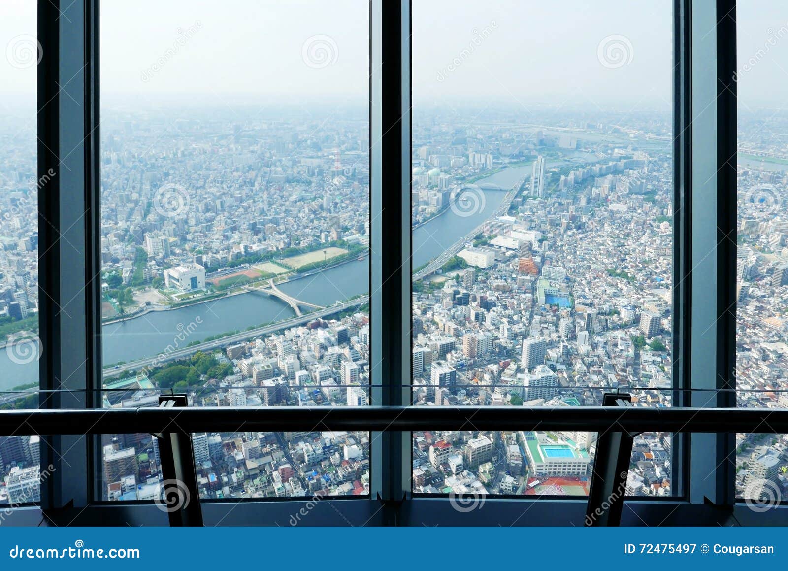 Japan Tokyo City Top View from Skytree Tower Stock Image - Image of ...