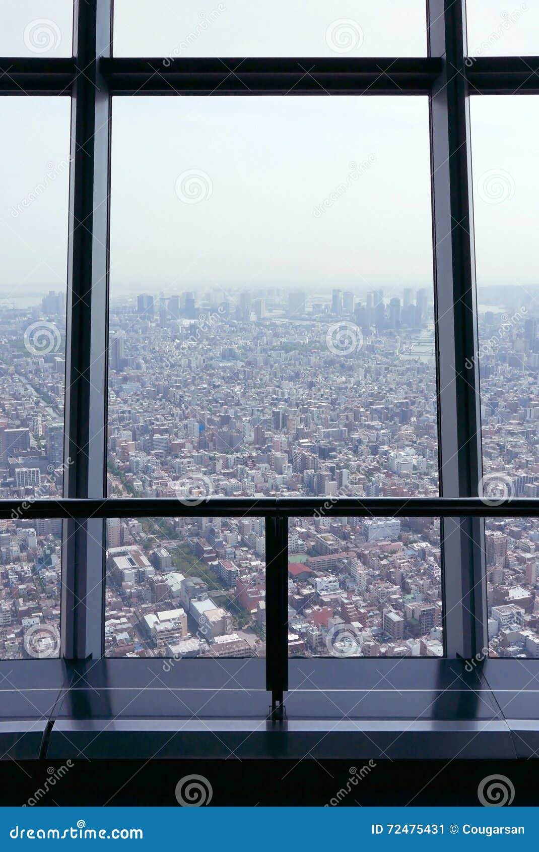 Japan Tokyo City Top View from Skytree Tower Stock Image - Image of ...