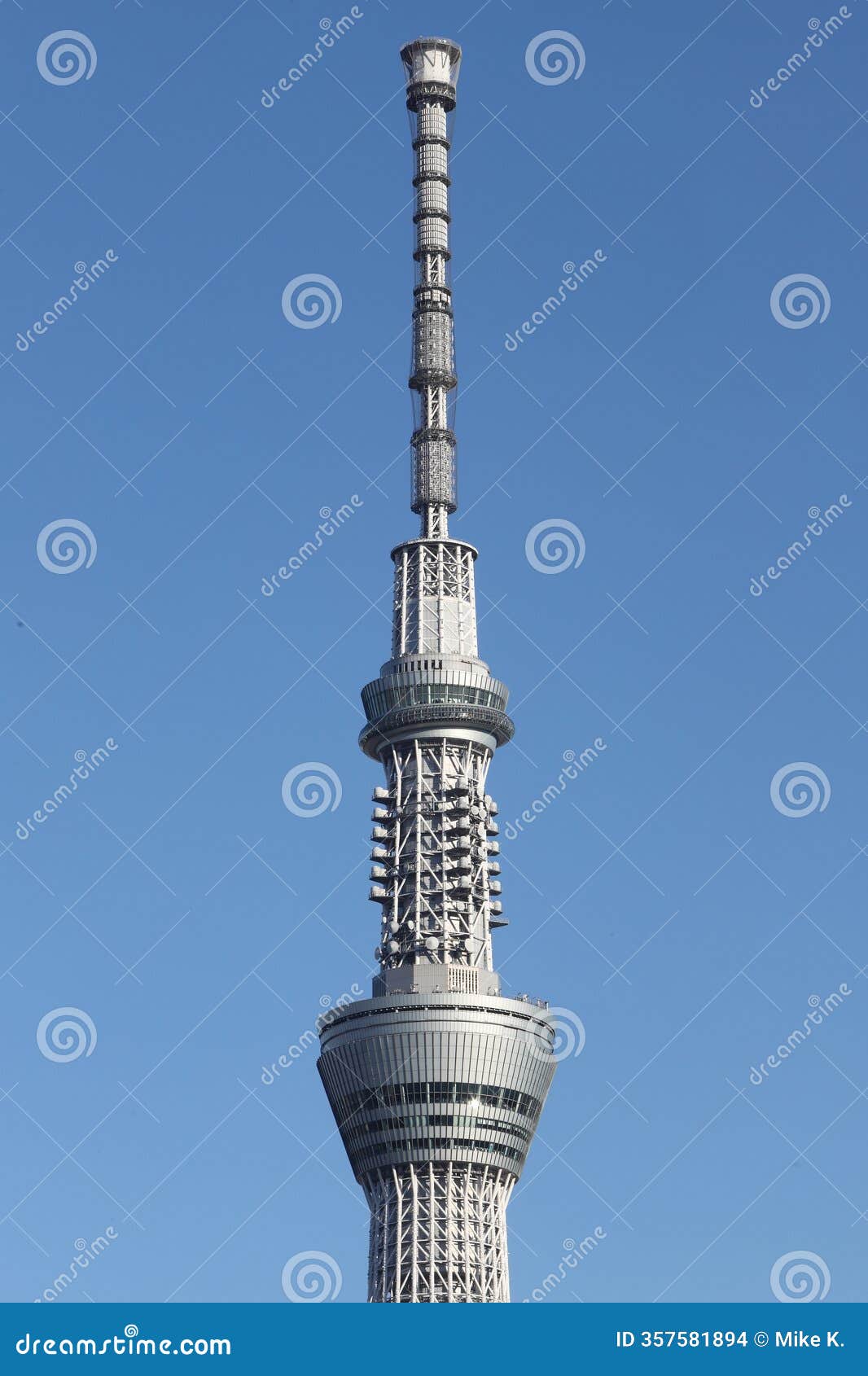 Tokyo Skytree Tower In Tokyo, Japan. The TV Tower Is The 2nd Tallest ...