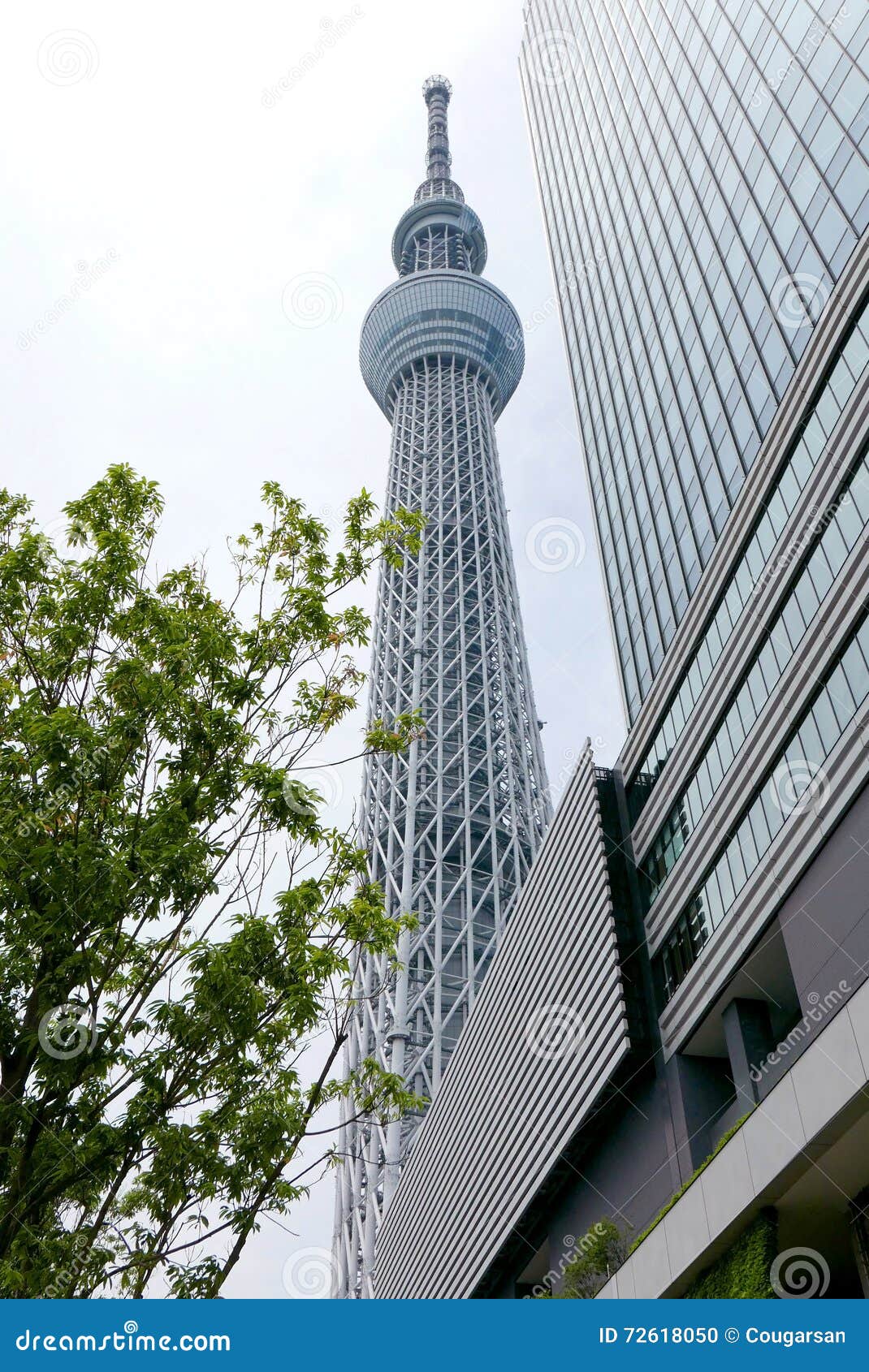 Japan Tower and Commercial Building with Sky Editorial Image - Image of ...