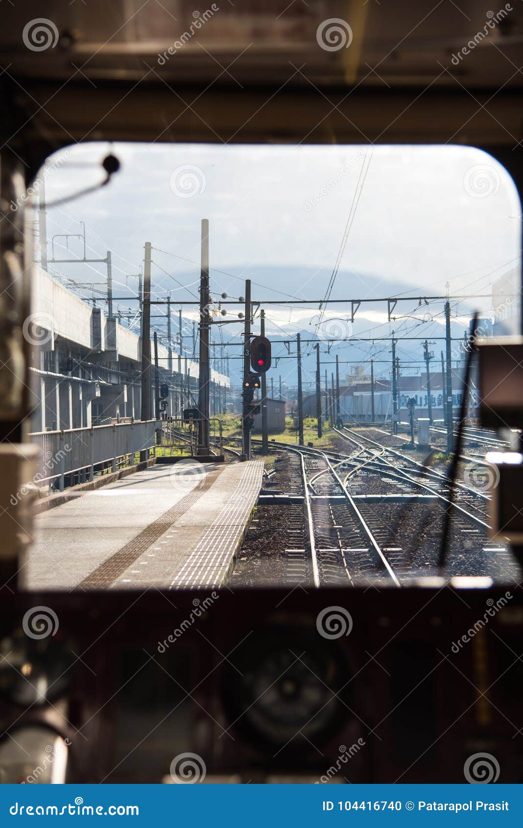 Japan train cockpit stock photo. Image of train, cockpit - 104416740