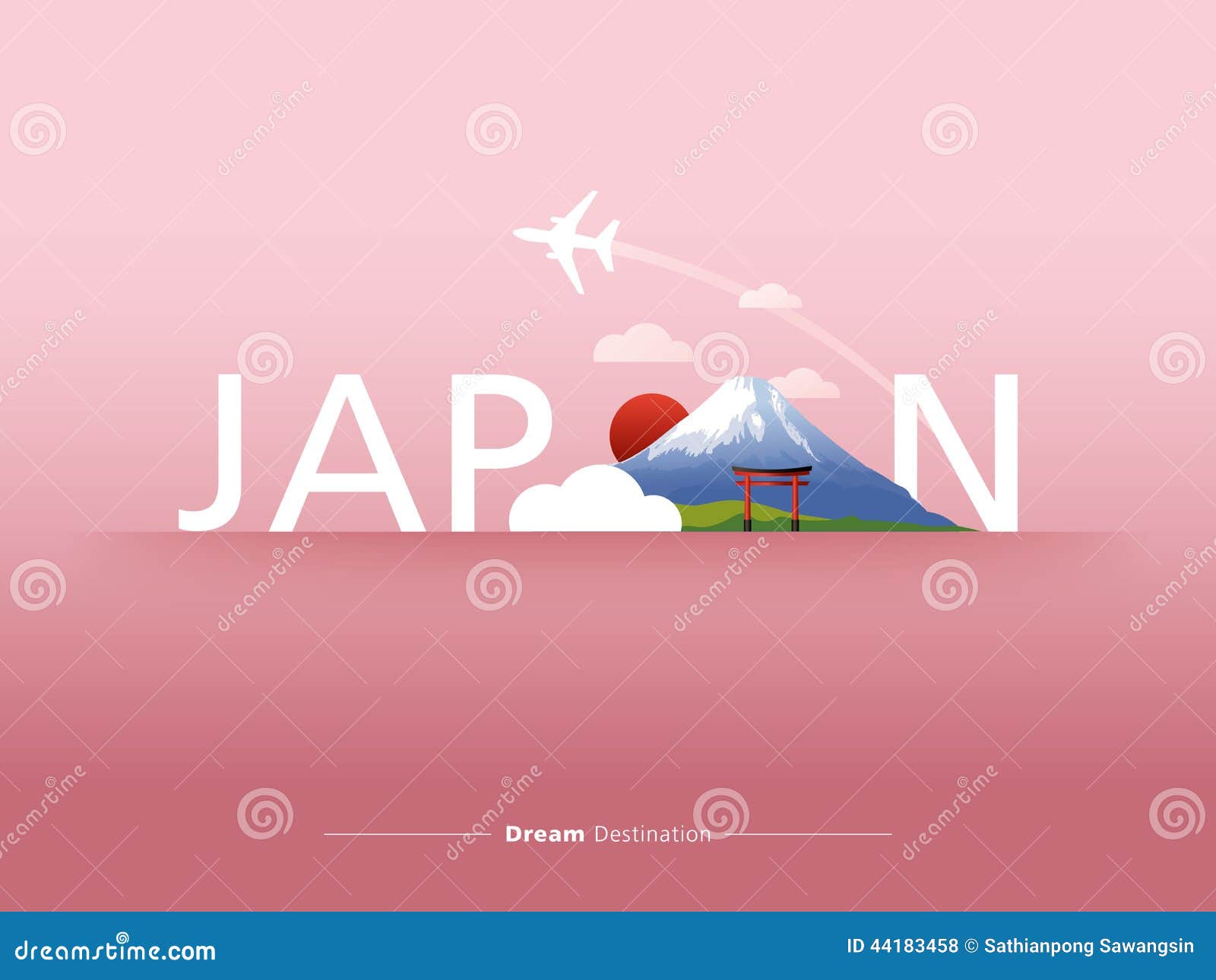 Japan Typography Hiragana Japanese Syllabary Seamless Pattern In Muted ...