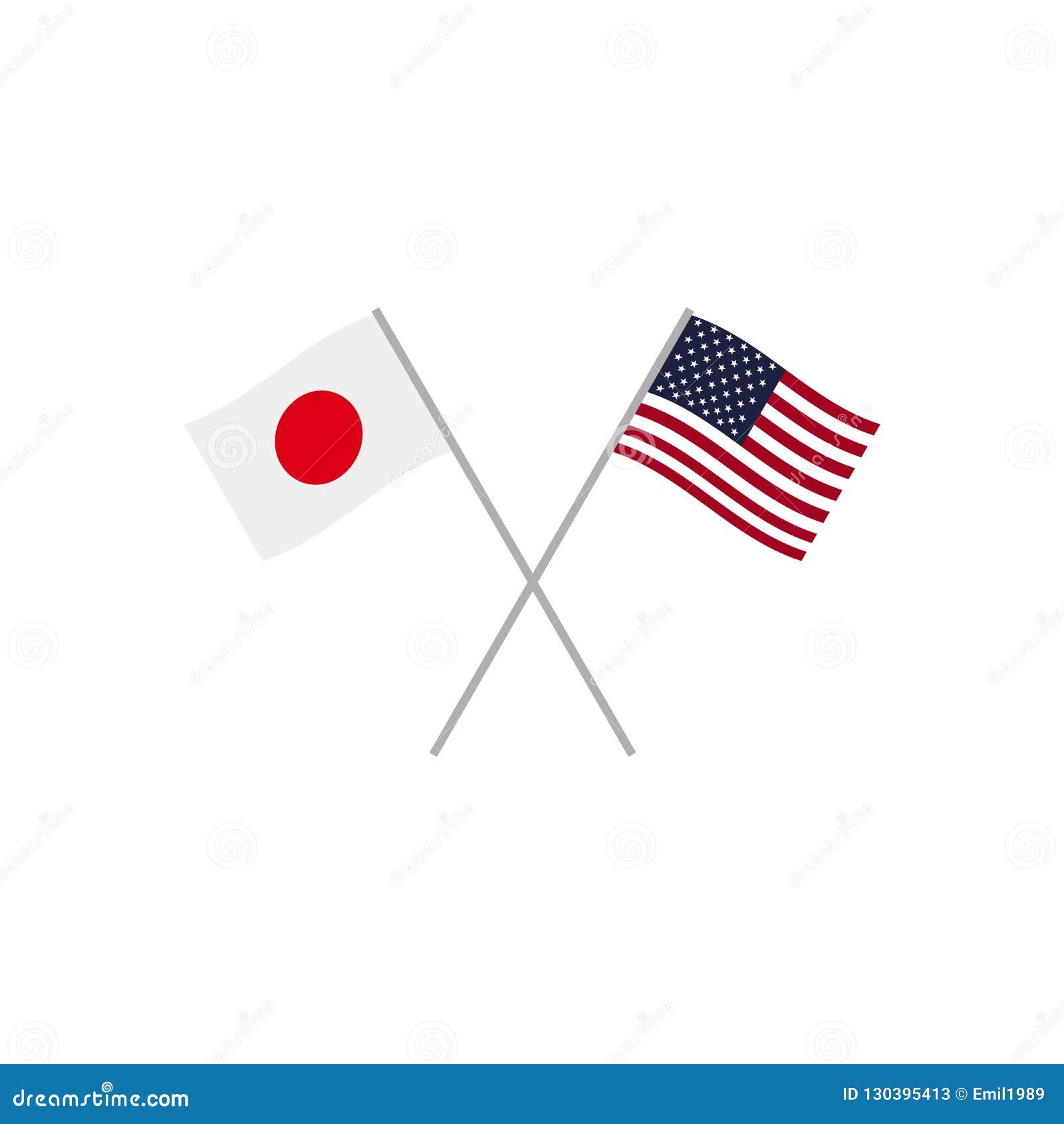 Japan and usa flags stock illustration. Illustration of background ...
