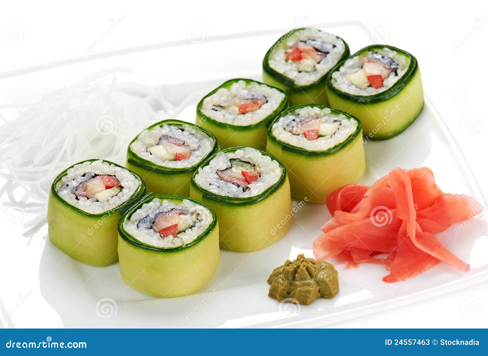 Japanen rullar sushi fotografering för bildbyråer. Bild av askfat ...