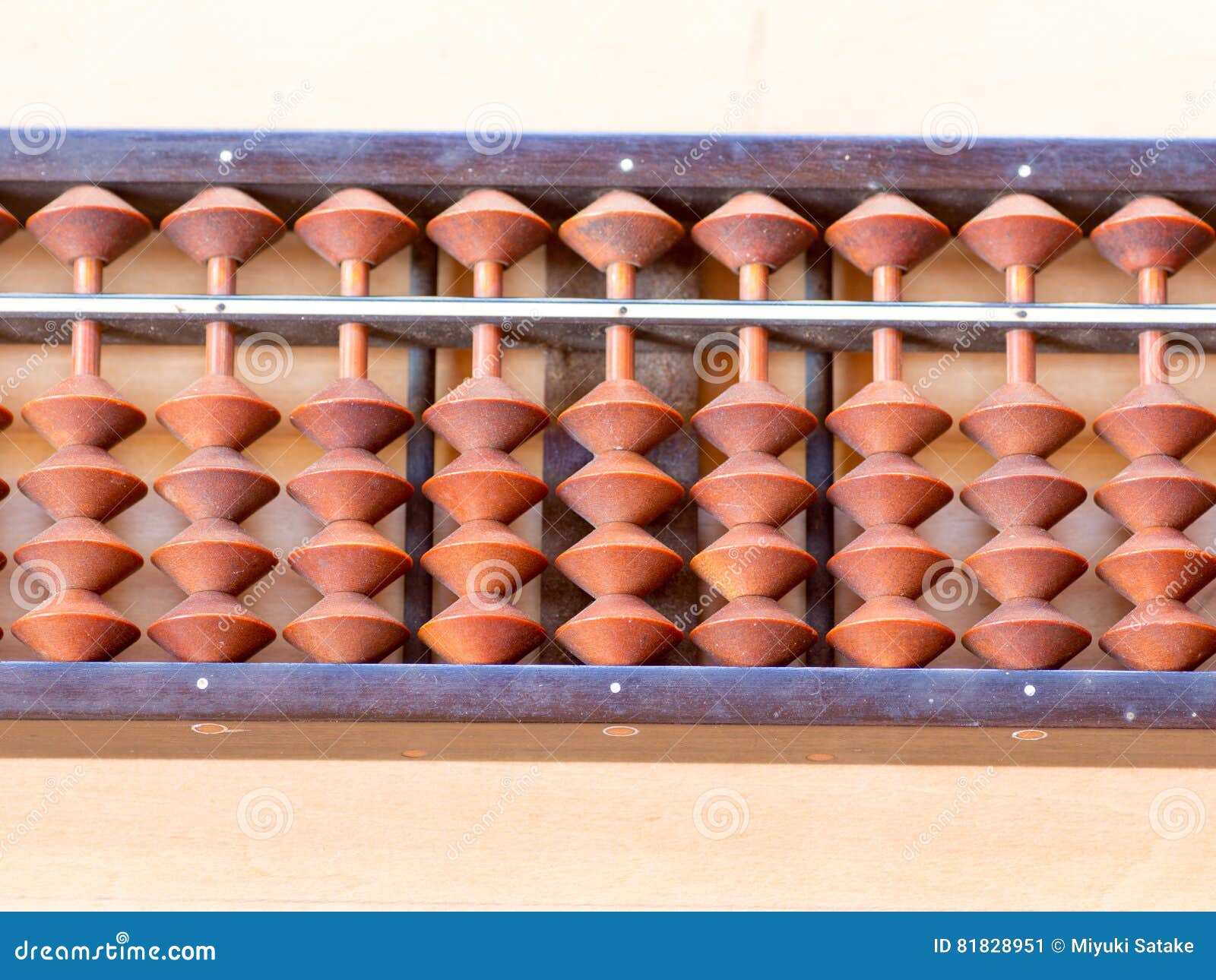 Japanese Abacus Called Soroban Stock Image - Image of education, black ...