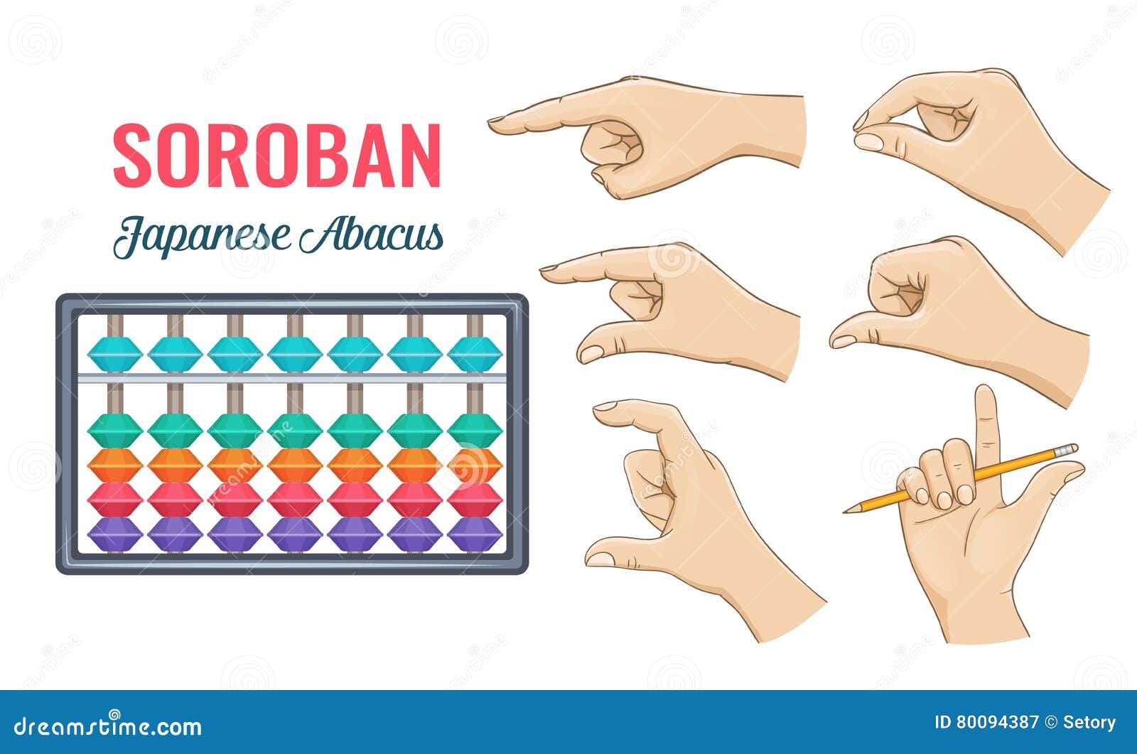 Japanese abacus Soroban. stock vector. Illustration of mathematics ... Japanese abacus Soroban. stock vector. Illustration of mathematics ...
