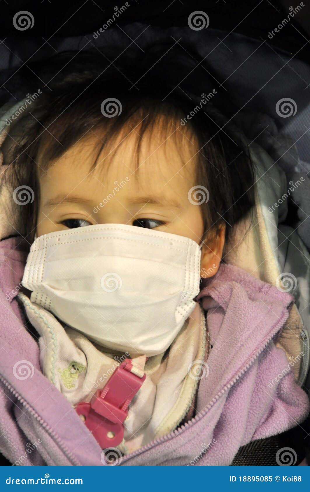 Japanese Baby Wearing a Face Mask Editorial Image - Image of child ...