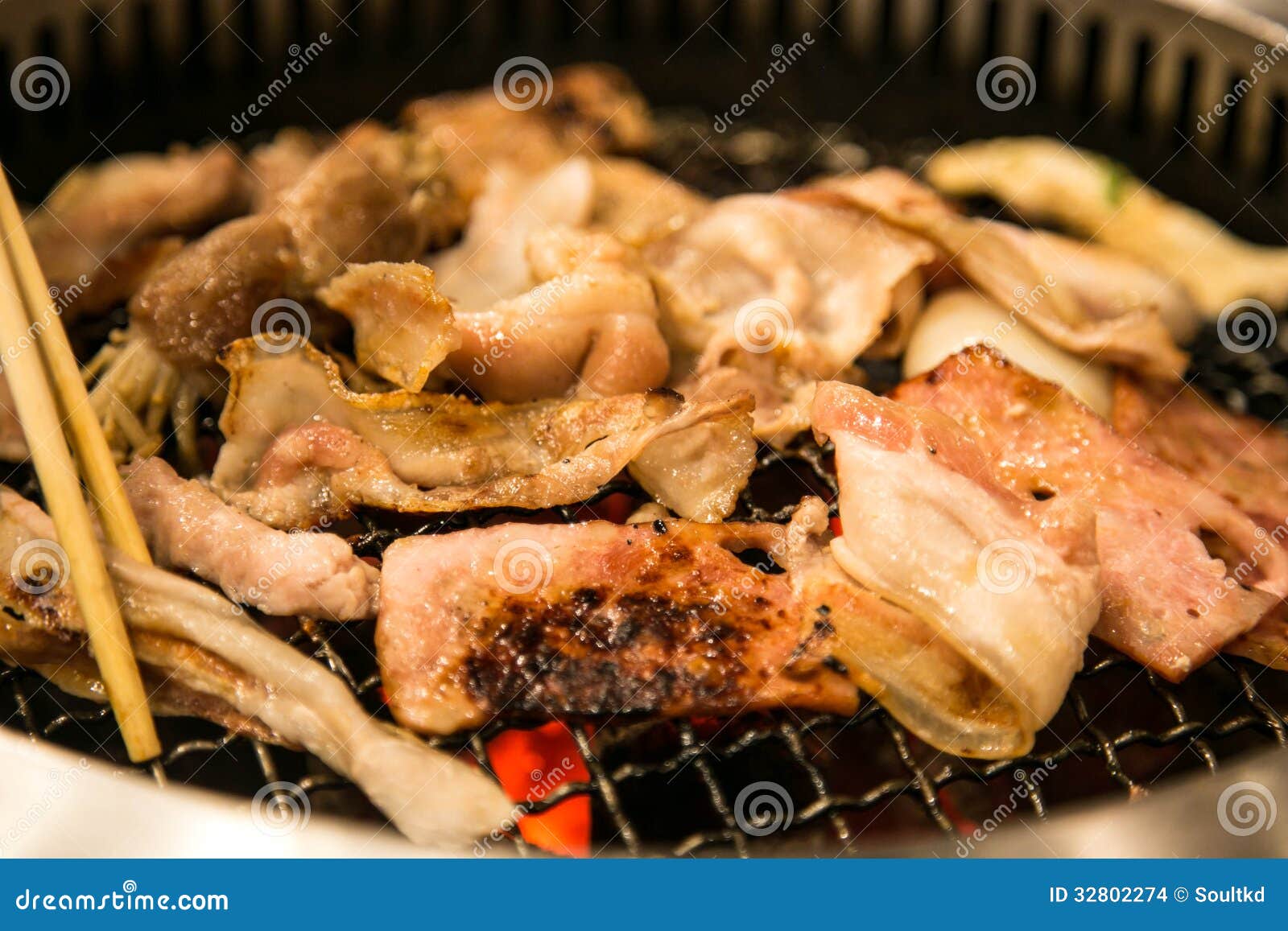 Japanese barbecue stock photo. Image of grill, buffet - 32802274