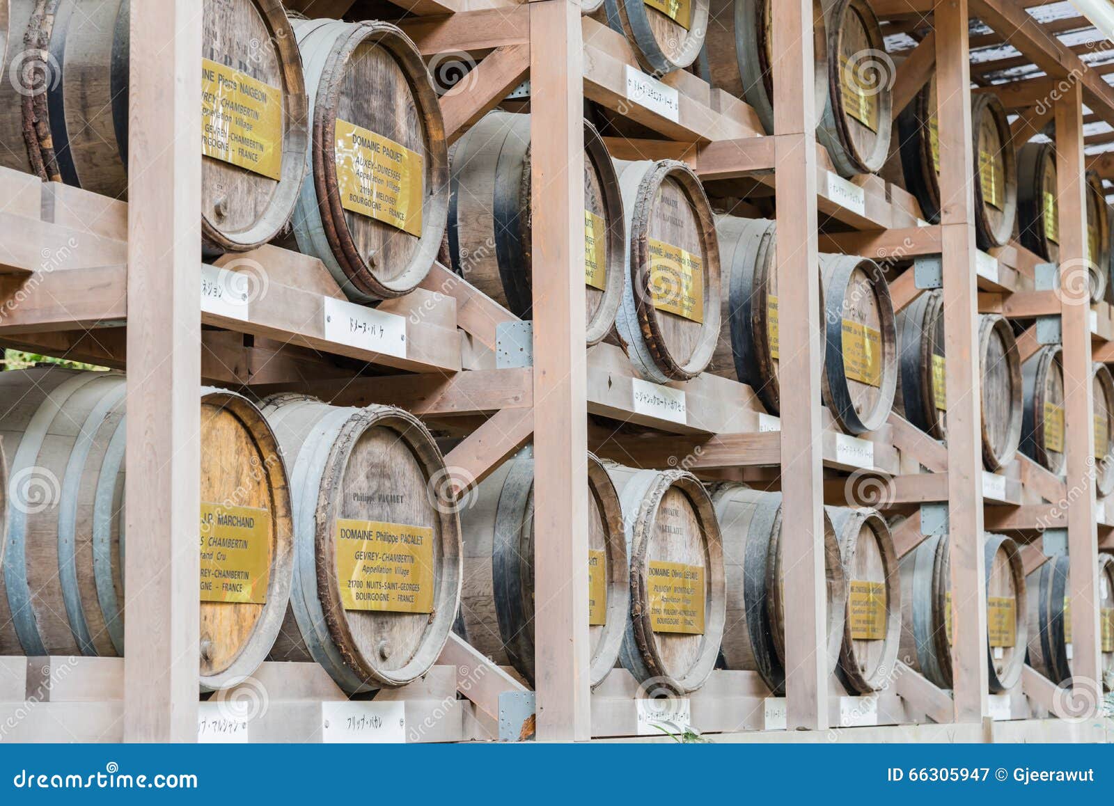 Stacked Japanese Sake Barrels Editorial Photo | CartoonDealer.com #49037113