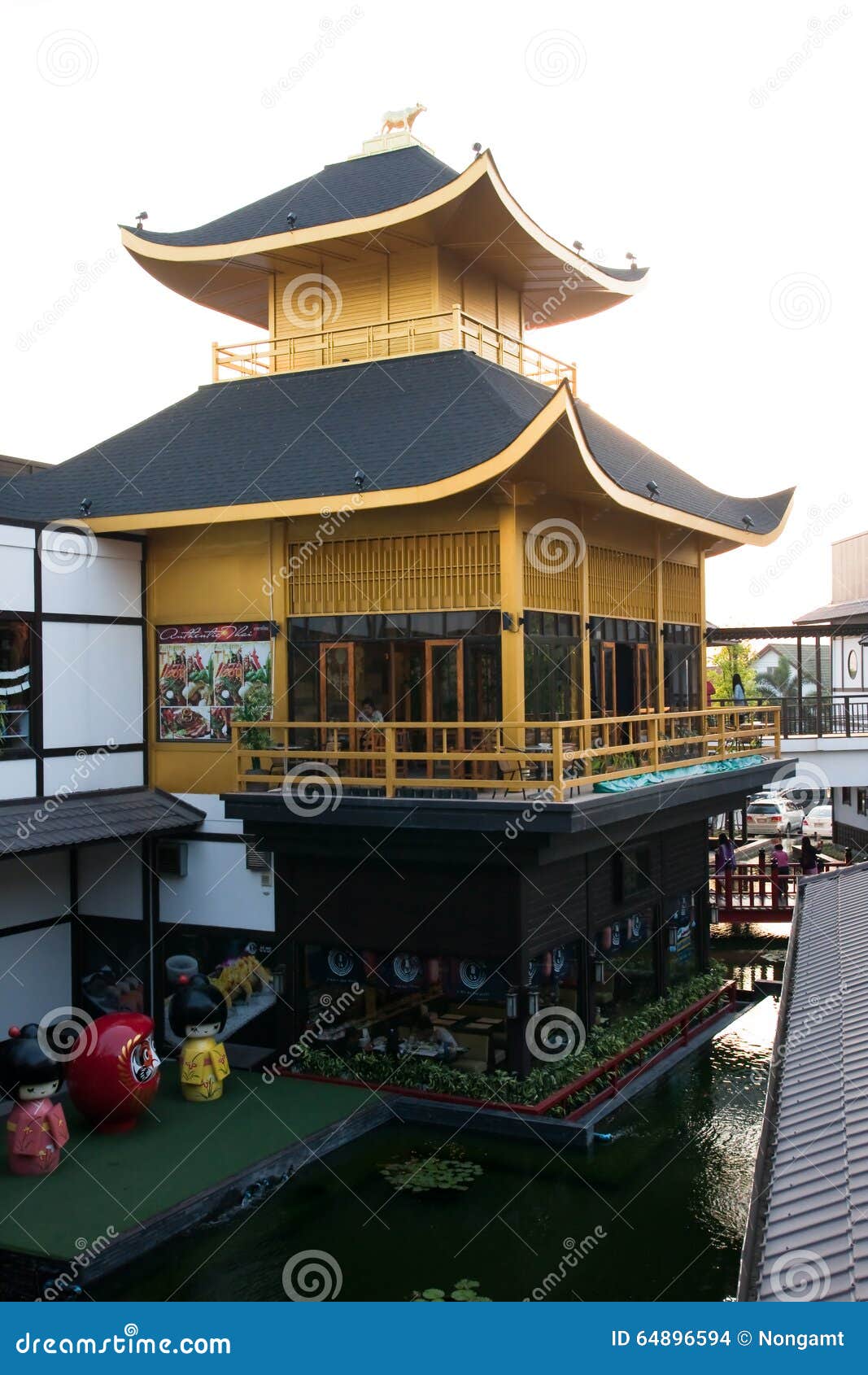 Japanese Beautiful Architecture Editorial Stock Image - Image of travel ...