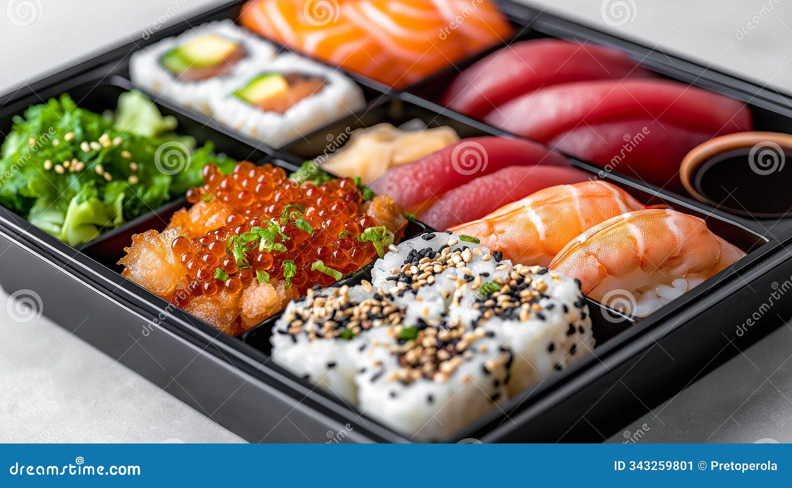 Japanese Bento Lunch Boxes And Chopsticks Set. Box Of Noodles, Rice ...