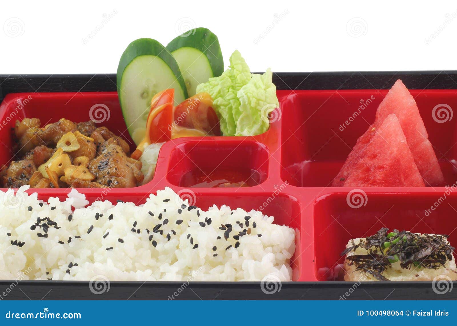 Famous Japanese Bento Box stock photo. Image of food - 100498064