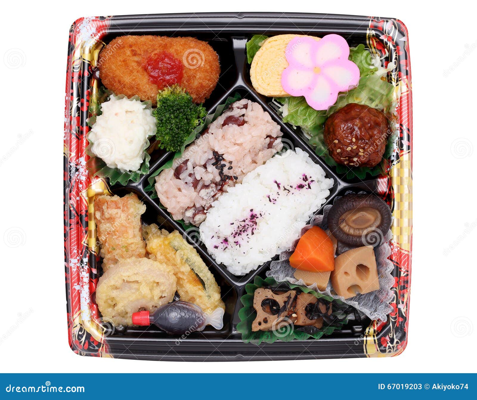 Japanese bento lunch stock image. Image of asian, catering - 67019203