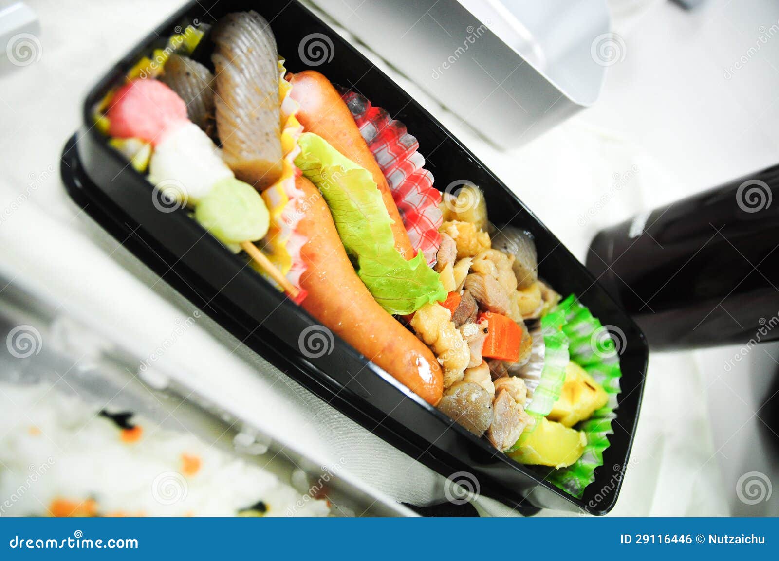 Japanese Bento (rice box) stock photo. Image of food - 29116446