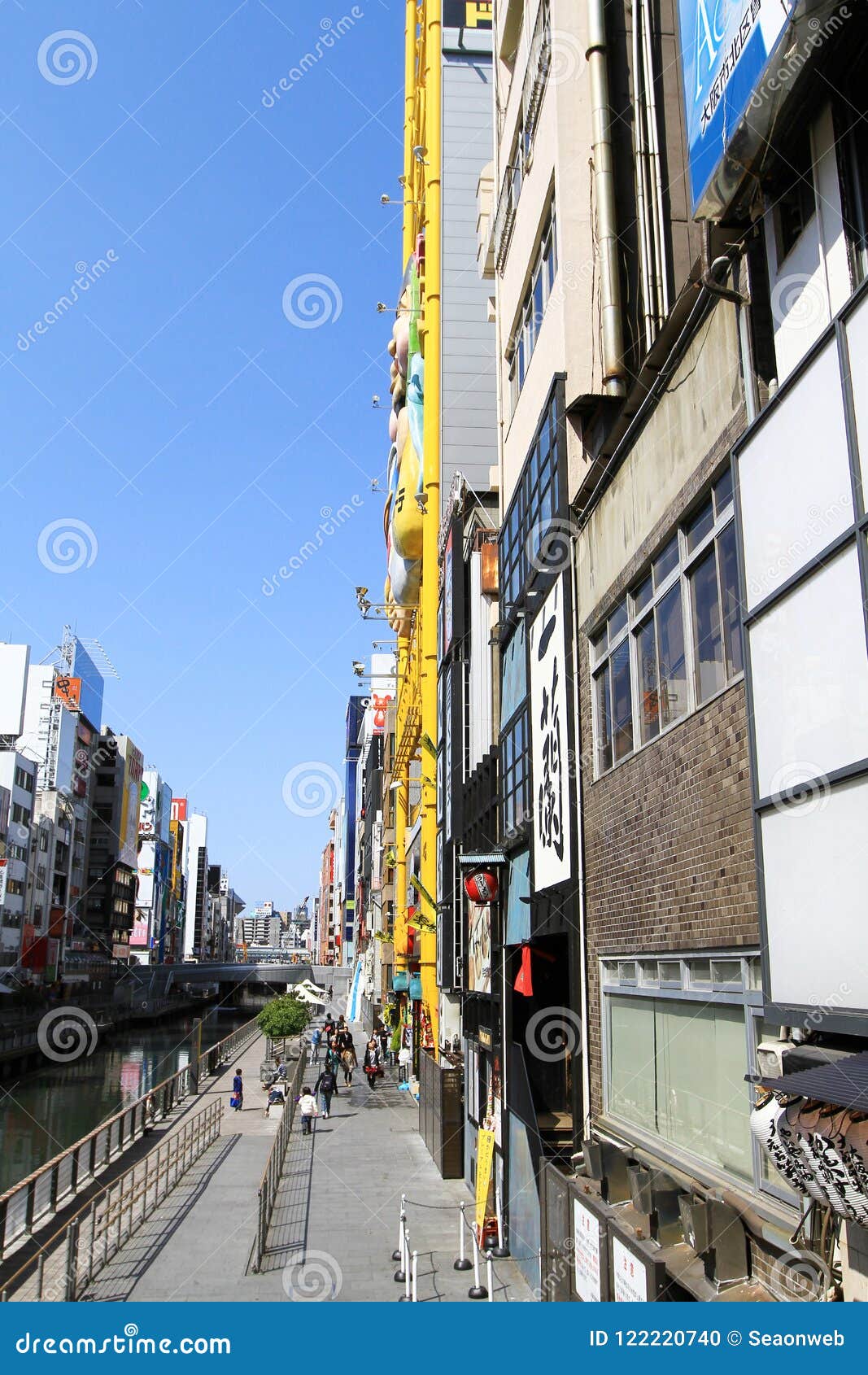 The Japanese Billboard Sign in Osaka, Japan Editorial Image - Image of ...