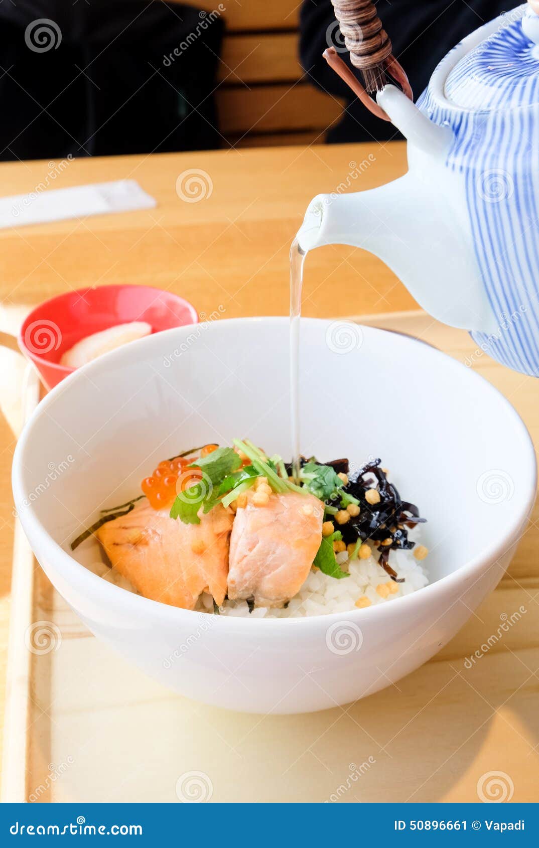 Japanese Boiled Rice, Ochazuke Stock Image - Image of miso, rice: 50896661