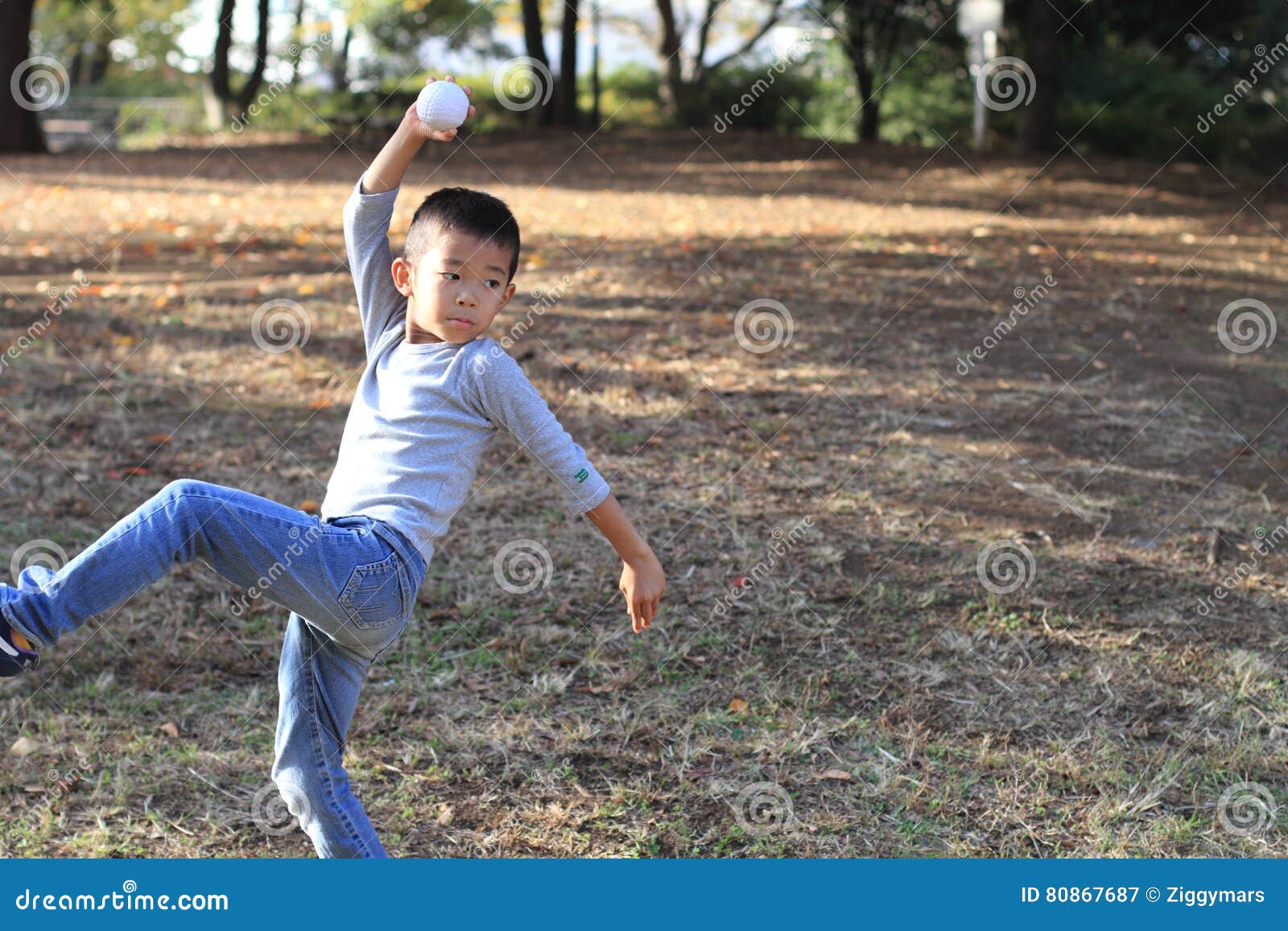 Japanese boy playing catch stock image. Image of human - 80867687