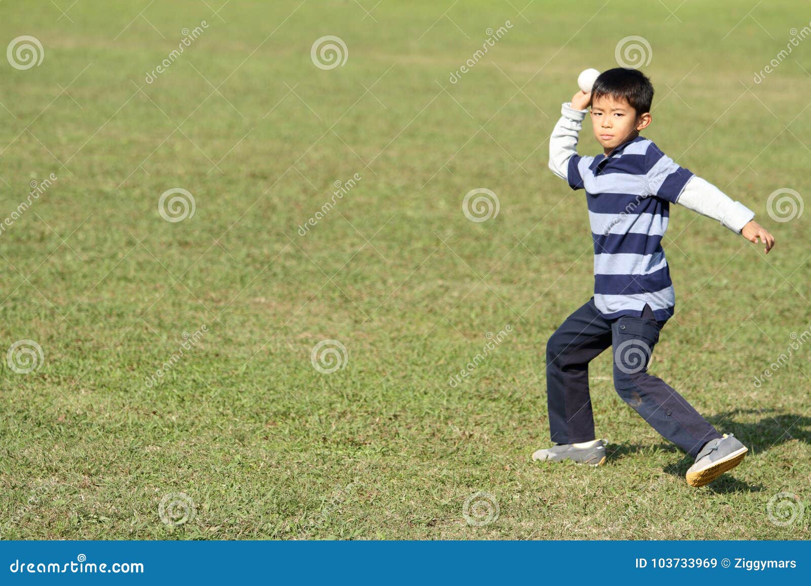 Japanese boy playing catch stock image. Image of outside - 103733969