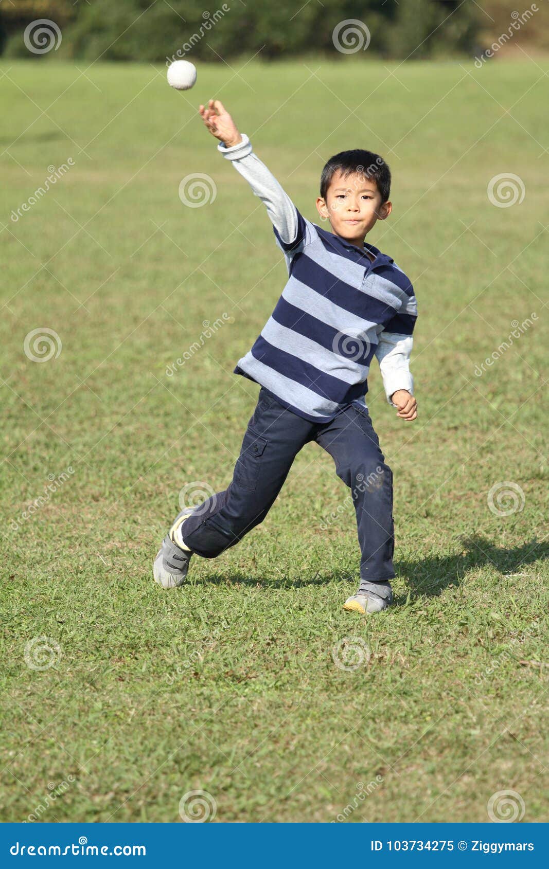 Japanese boy playing catch stock image. Image of pitching - 103734275