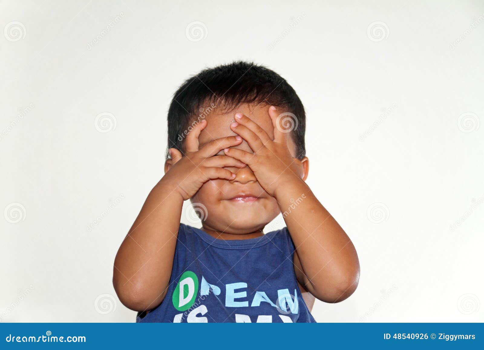 Japanese Boy Playing Peek-a-boo Stock Photo - Image of years, year: 48540926