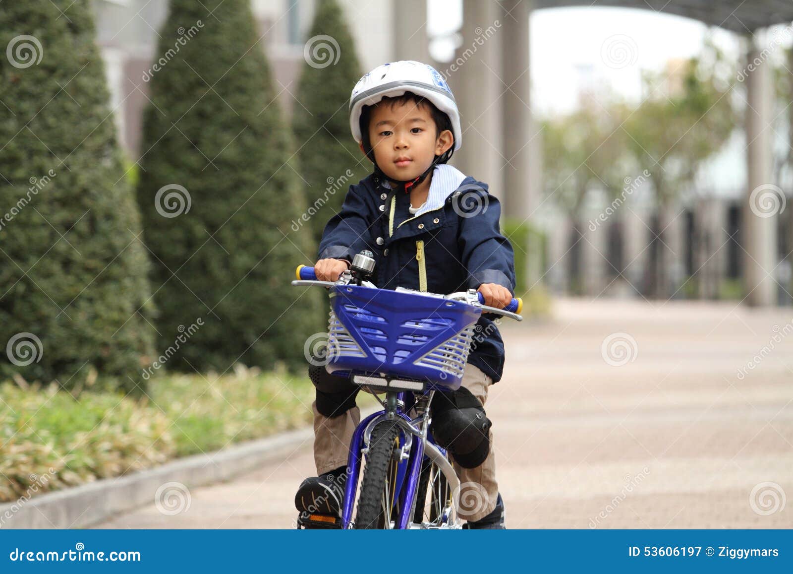 Japanese Boy Riding on the Bicycle Stock Image - Image of japanese ...