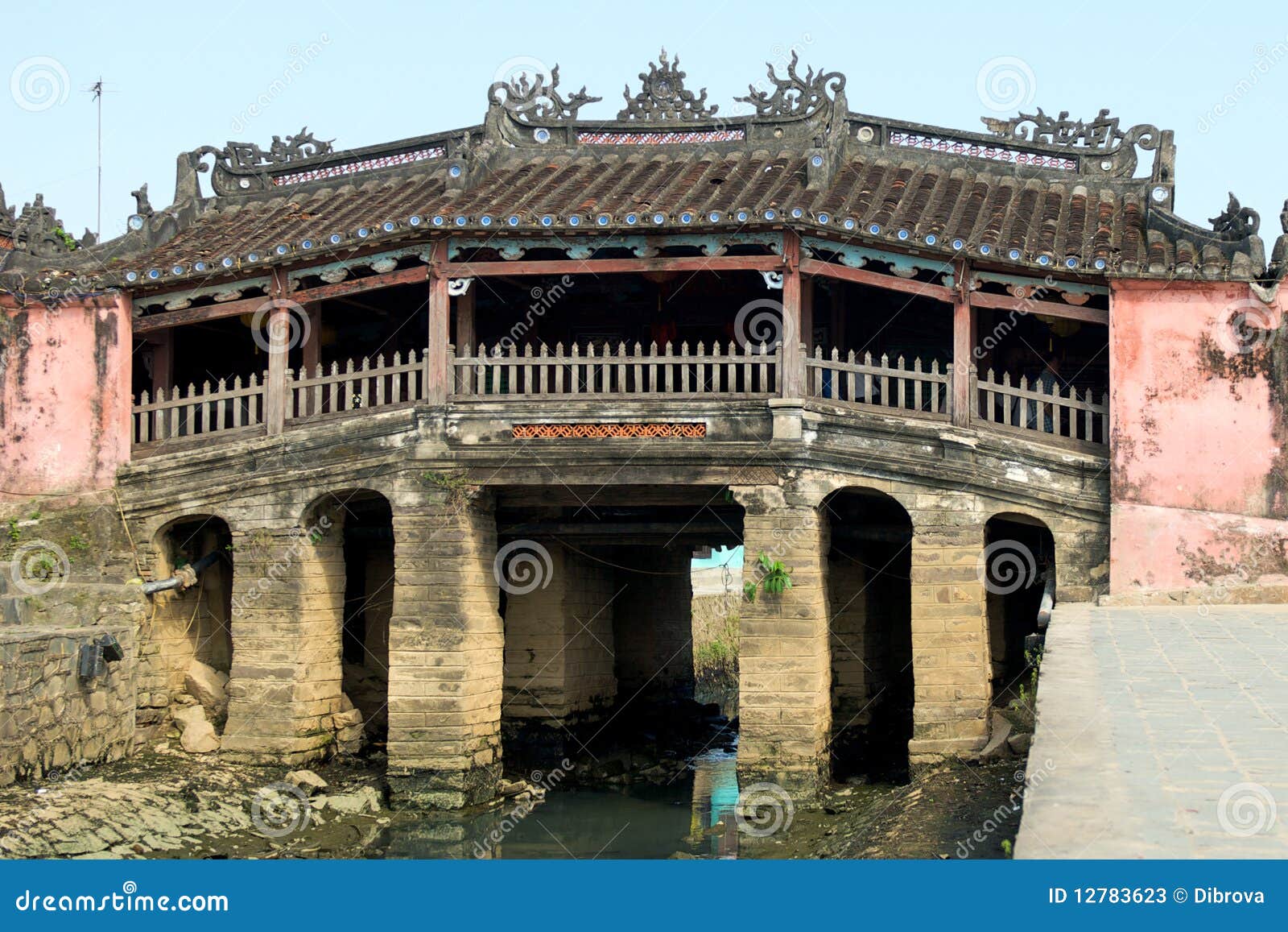 Japanese Bridge stock image. Image of heritage, japanese - 12783623