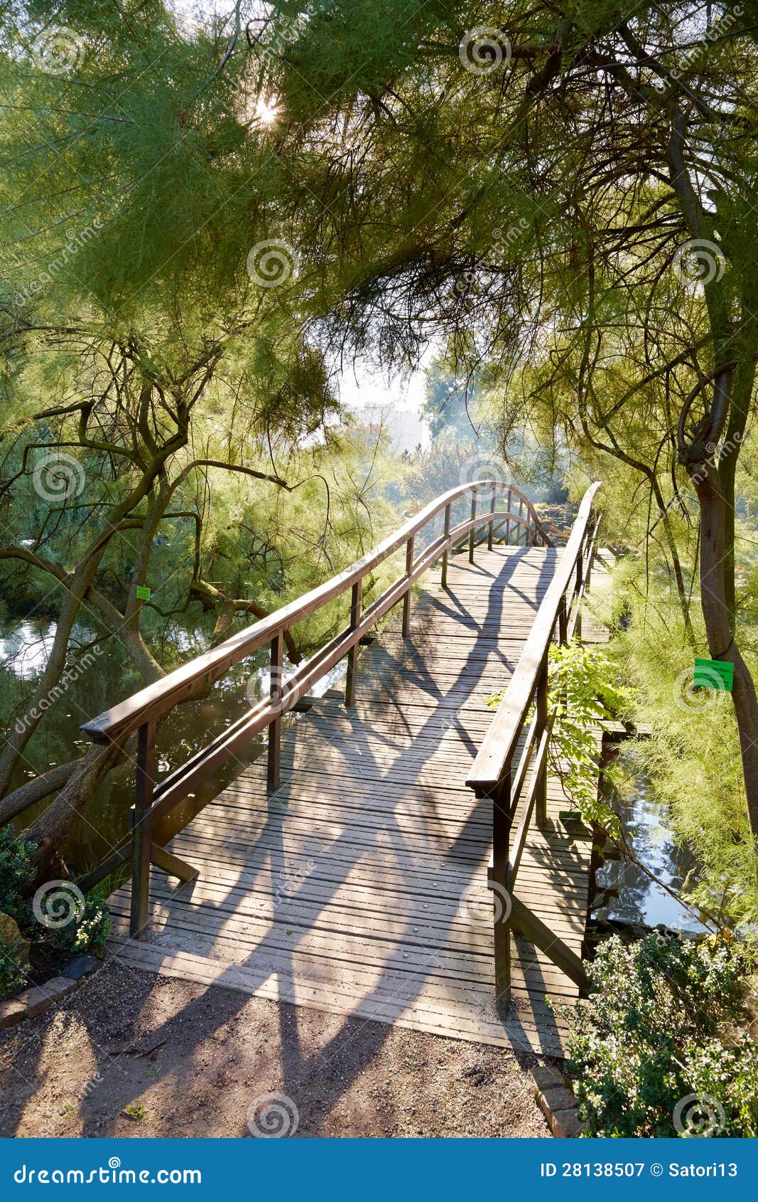 Japanese bridge stock image. Image of vibrant, plant - 28138507