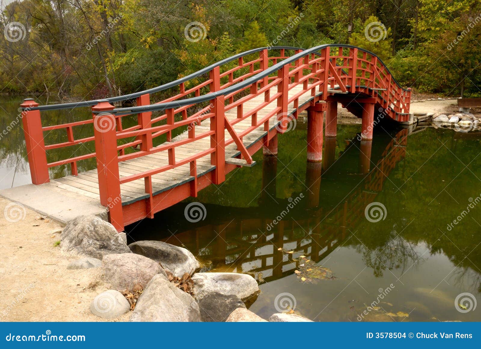 Japanese Bridge stock photo. Image of bridge, japanese - 3578504