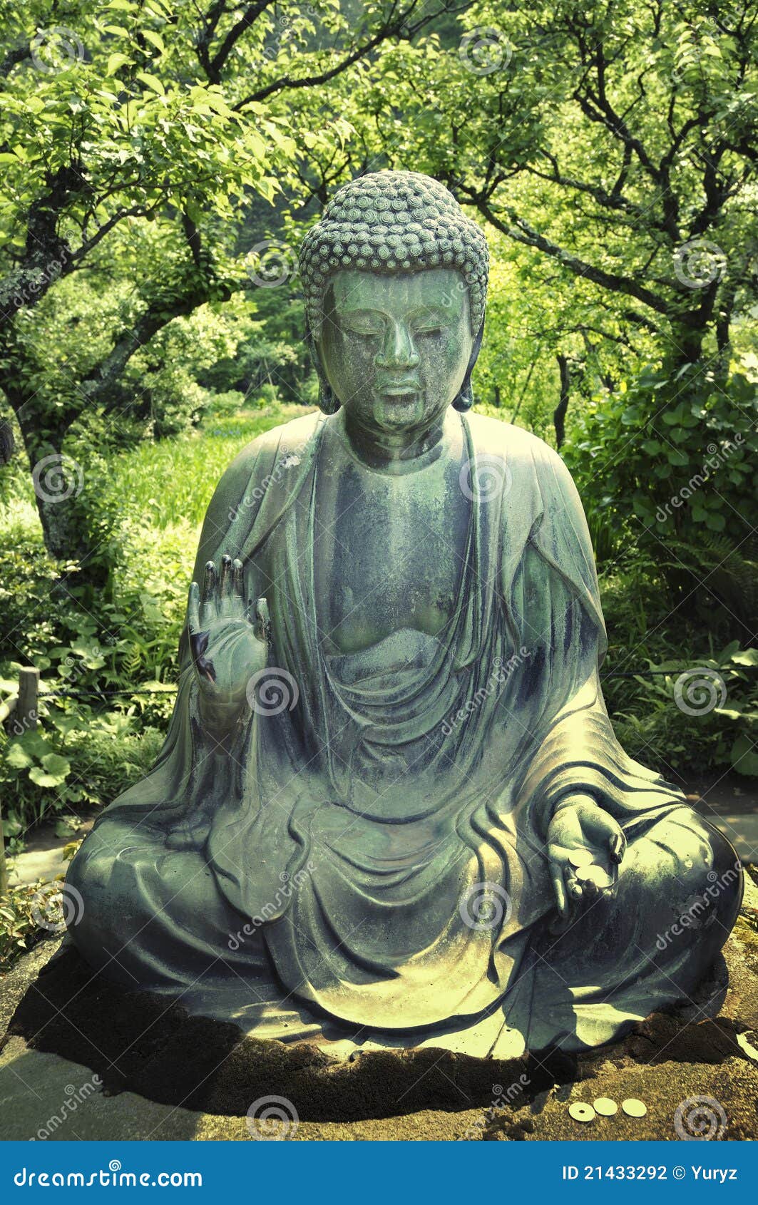 Japanese Buddha stock photo. Image of religion, buddhism - 21433292