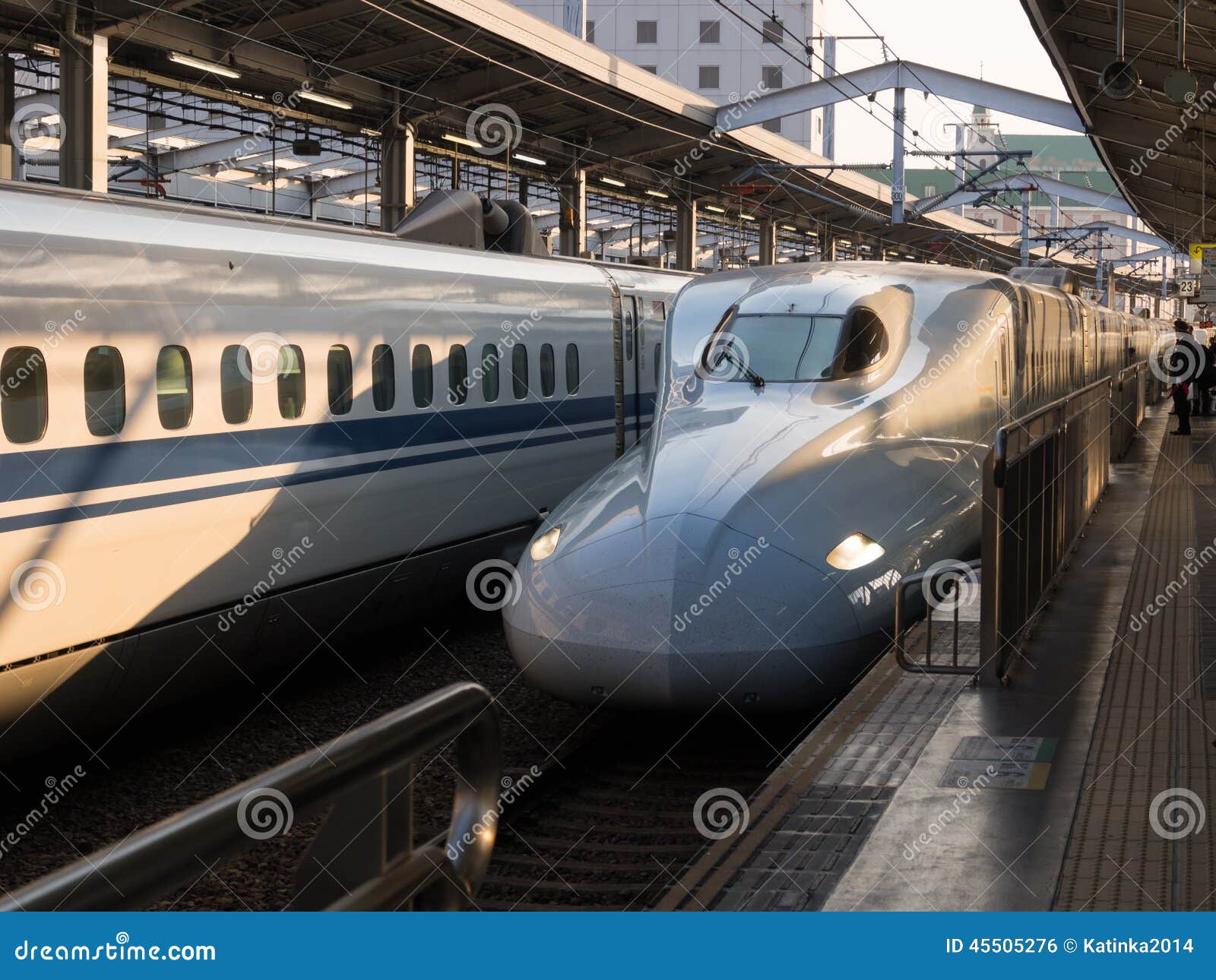 Japanese bullet train stock photo. Image of high, okayama - 45505276