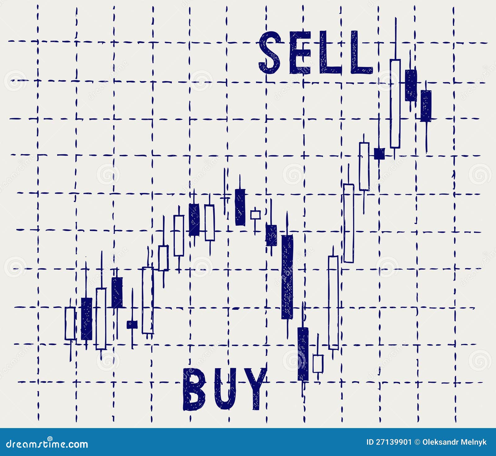Japanese candlestick stock vector. Illustration of business - 27139901