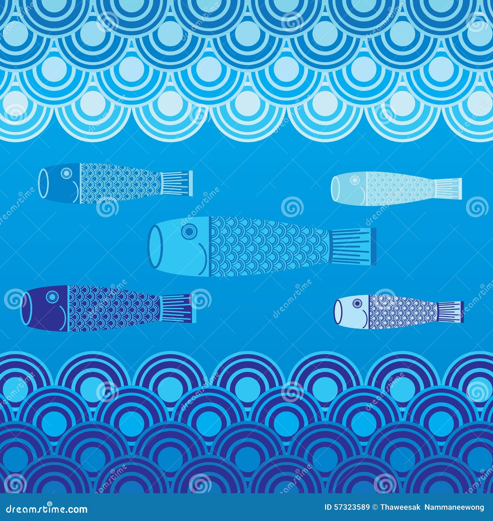 Carp Flag Outline Icon Cartoon Vector | CartoonDealer.com #134186725