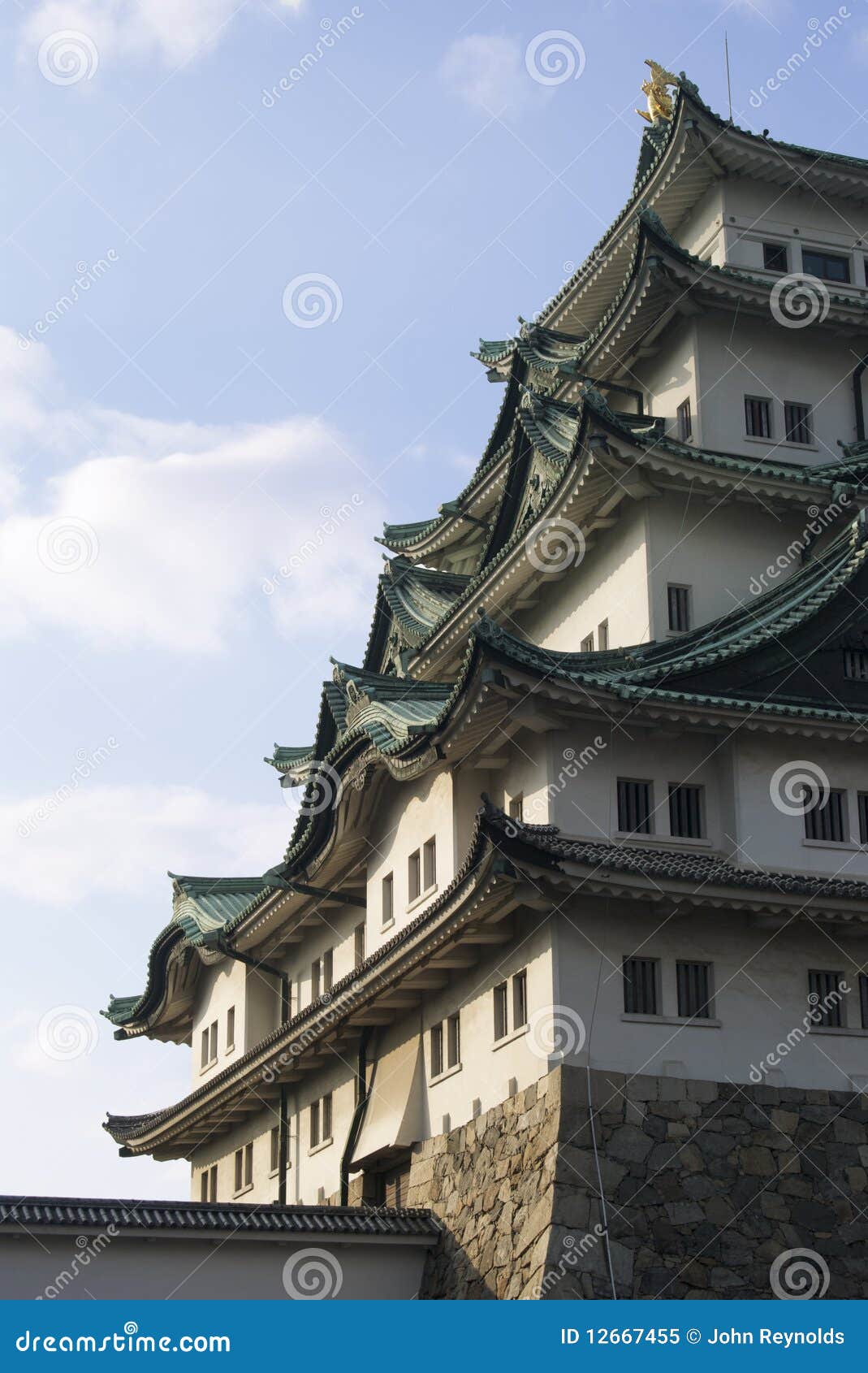 Japanese Castle Roof Tiles Stock Photography | CartoonDealer.com #31143002
