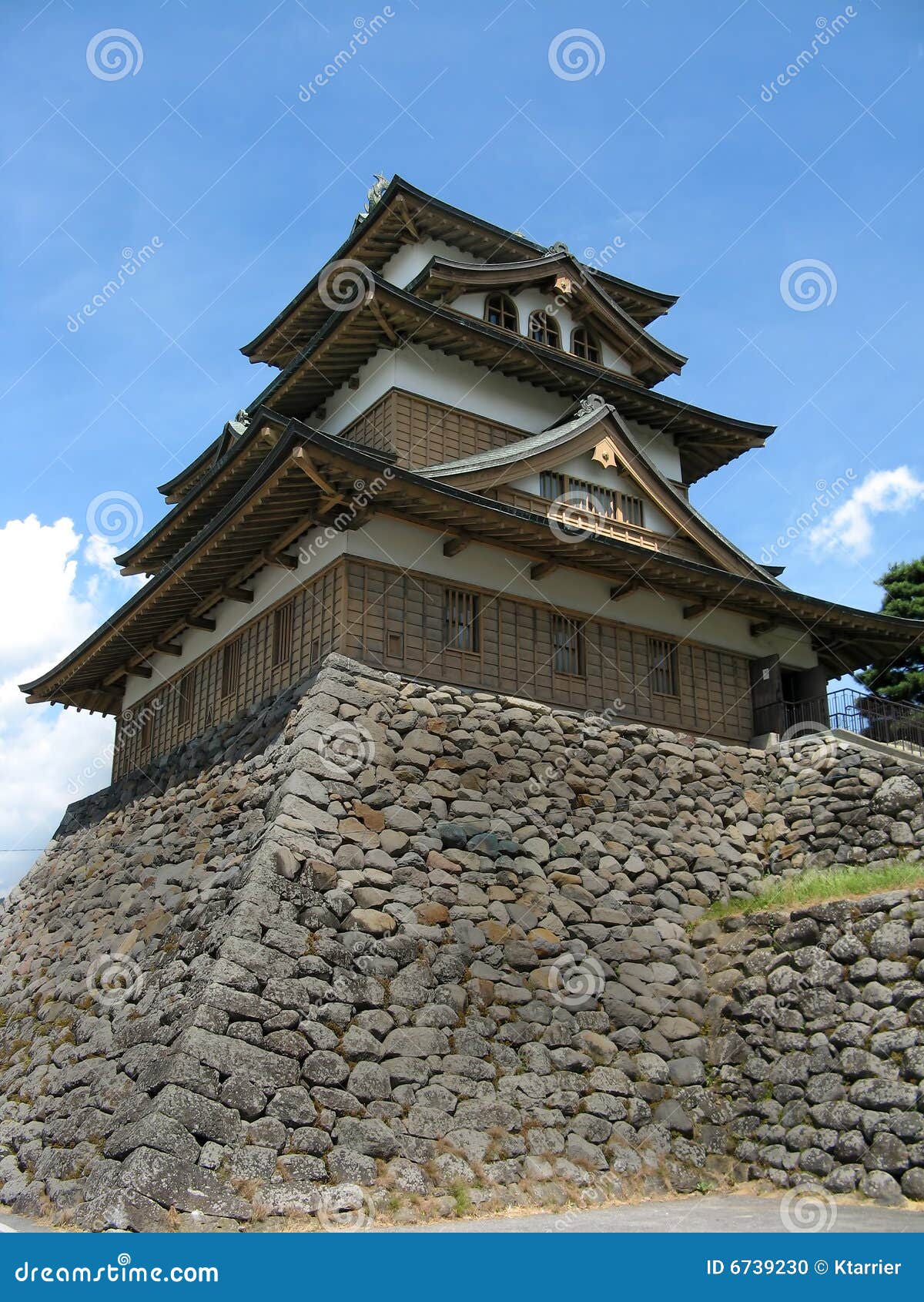 Japanese Castle 2 stock photo. Image of matsumoto, stone - 6739230