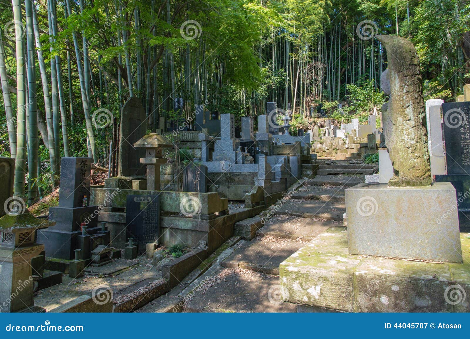 Japanese Cemetery stock image. Image of cemetery, horizontal - 44045707