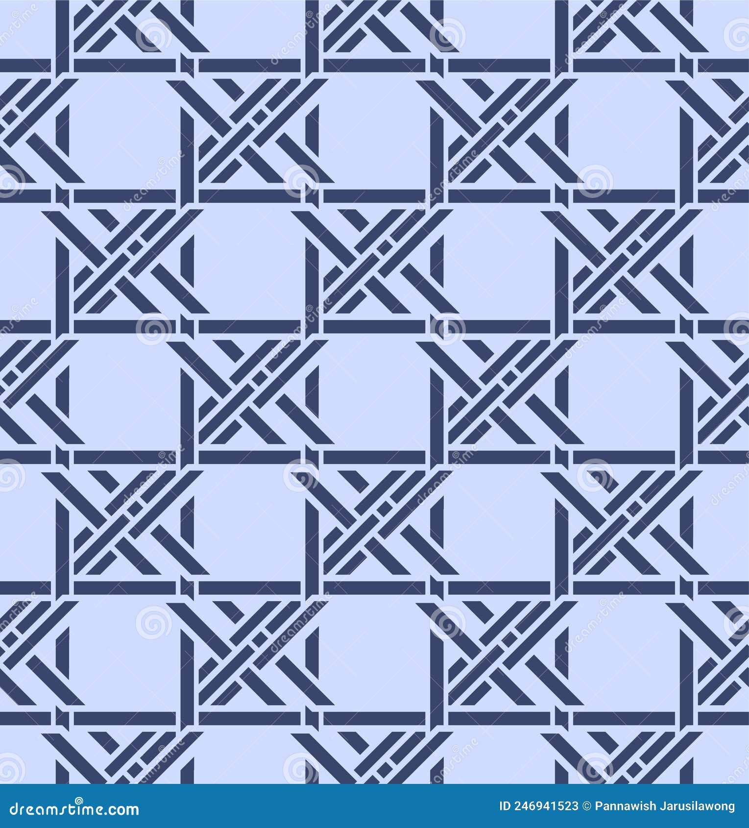 Japanese Checkered Weave Vector Seamless Pattern Stock Vector ...